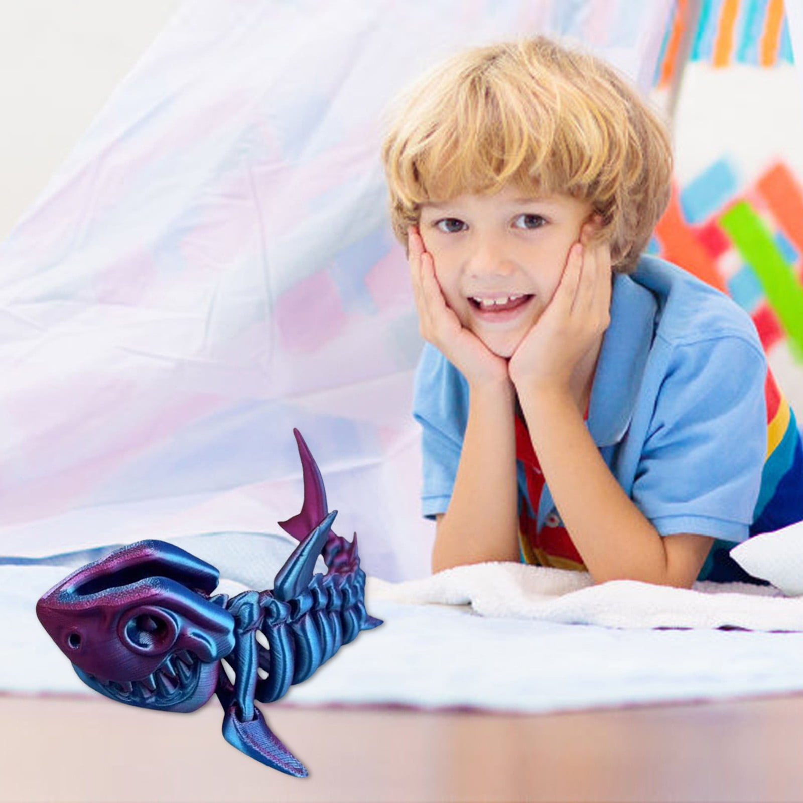 3D Printed Toy Fully Articulated Movable Joints Creative Child Friendly ...