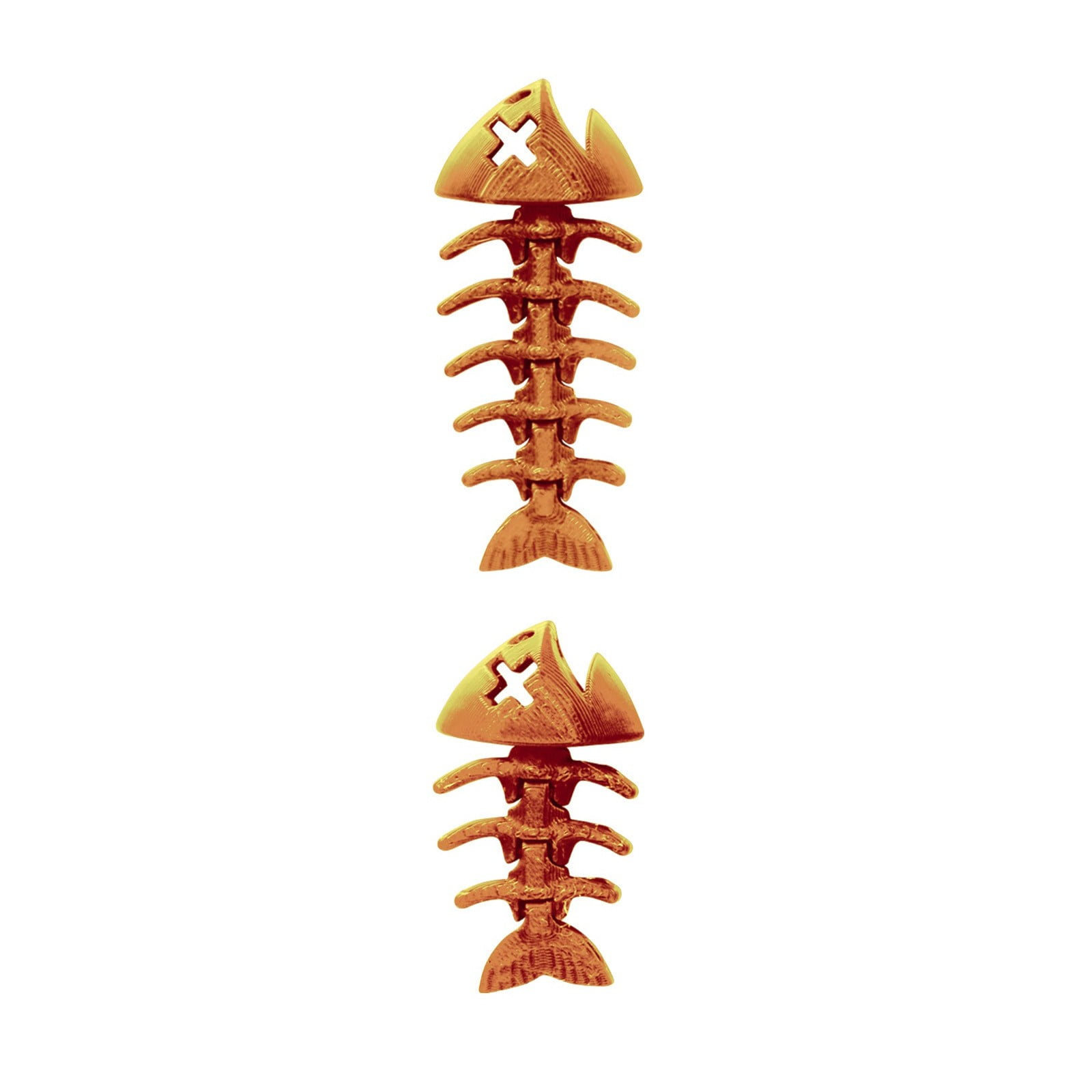 3D Printed Toys, 3D Animal Toys, 3D Printed Fishbone Flexi Articulated ...