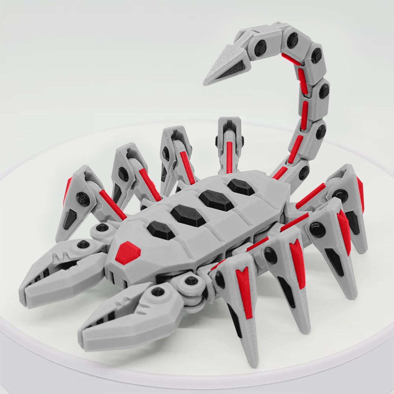 3D Printed Toys, 3D Printed Mechanical Scorpion Movable Technology Sense Mechanical Scorpion Toy ...