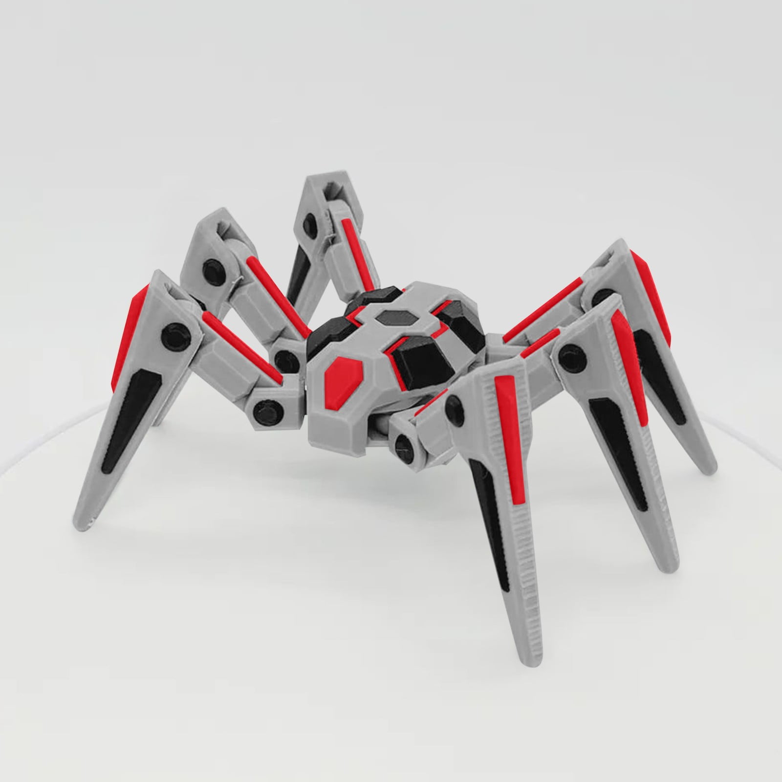 3D Printed Toys, 3D Printed Mechanical Six Legged Spider Movable ...