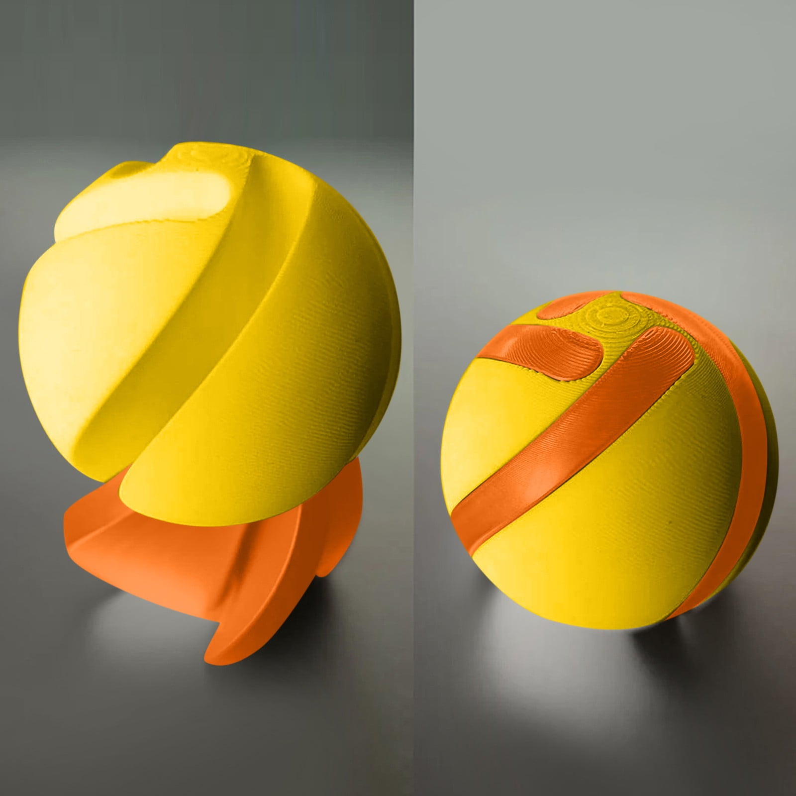 3D Printed Toys, 3D Printing Decompression Toys Spiral Three ...