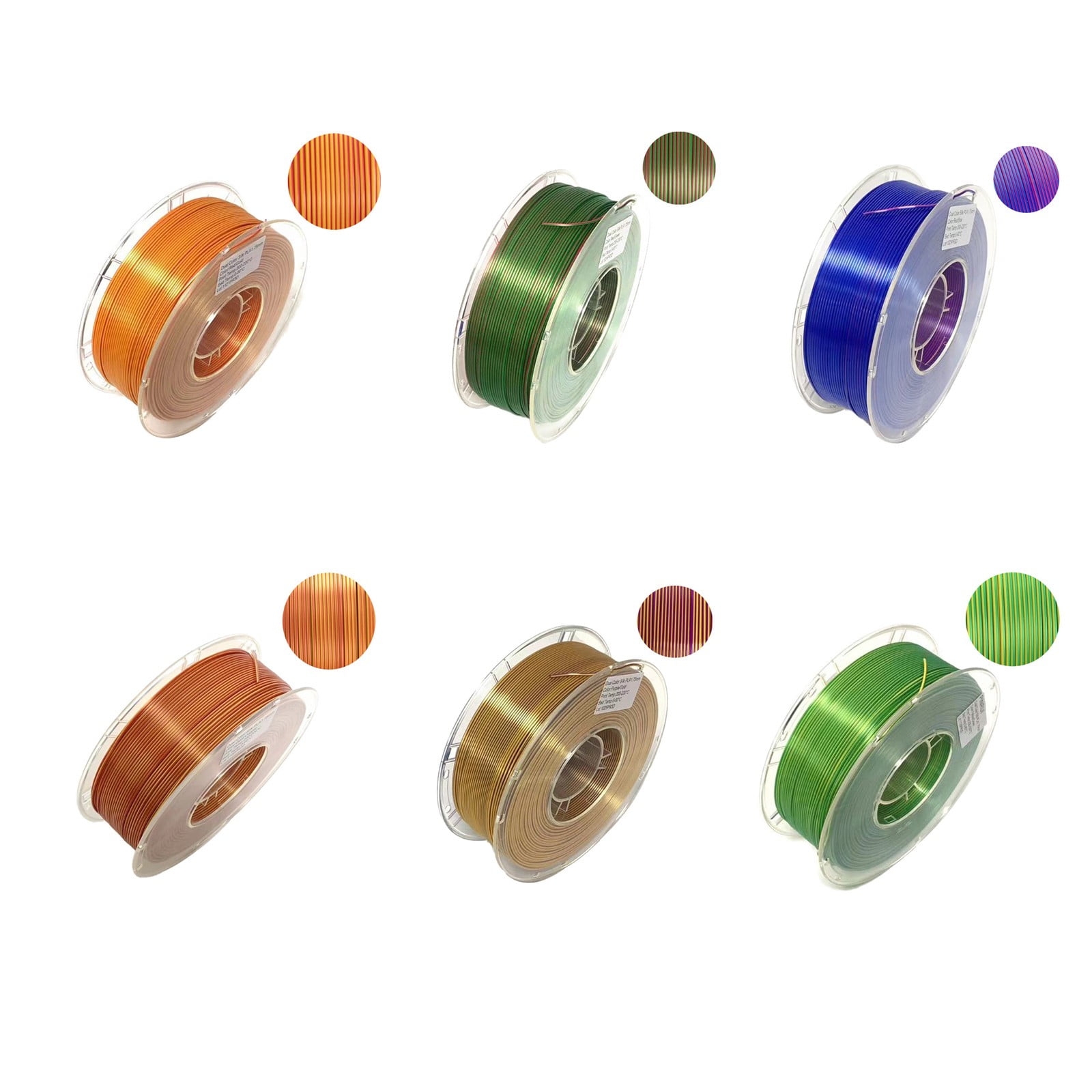 3D Printed Toys, 3D Printing Filament, Color Shiny PLA+ Filament 1.75mm ...