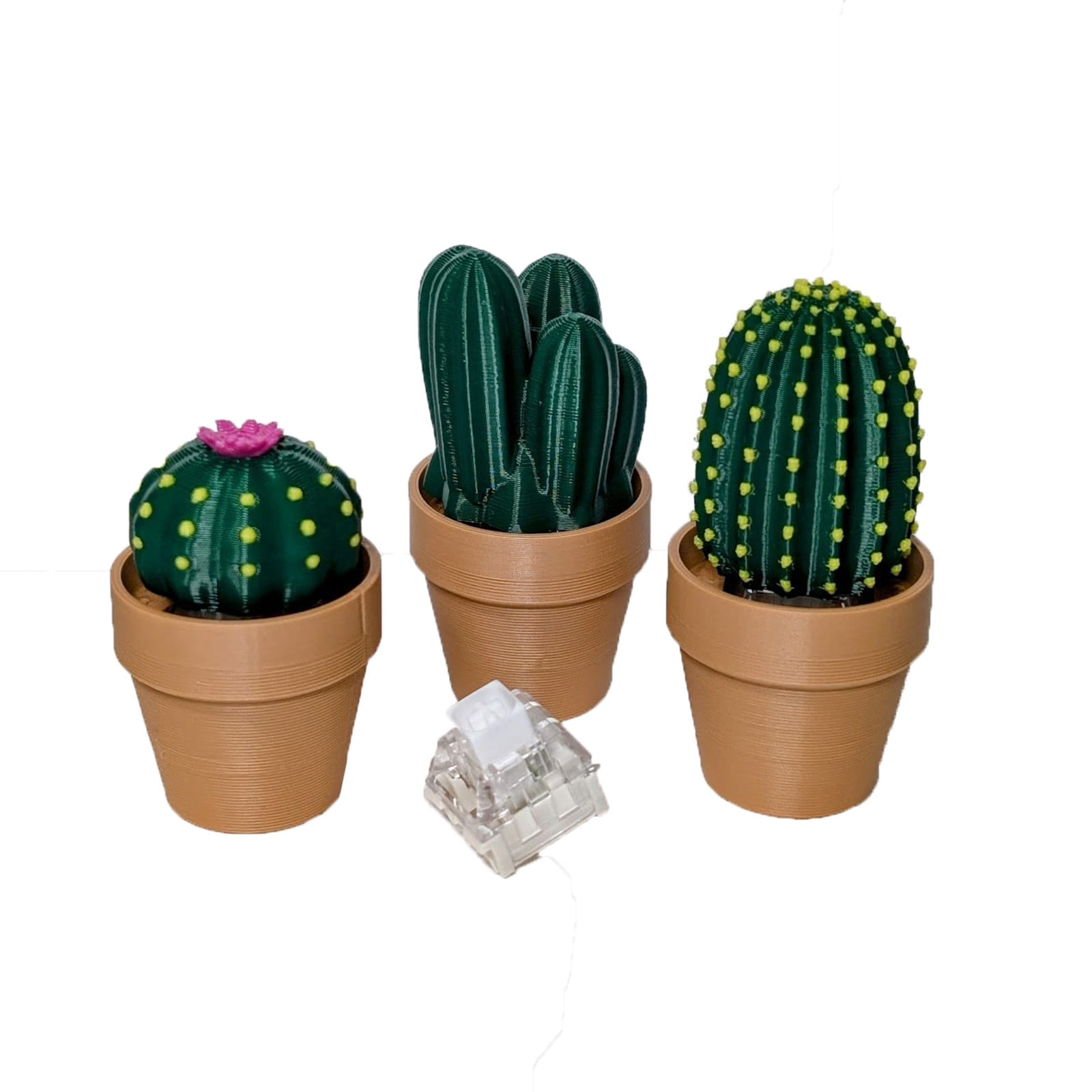 3D Printed Toys,Artificial Cactus Plant Set 3 Pcs Realistic Indoor ...