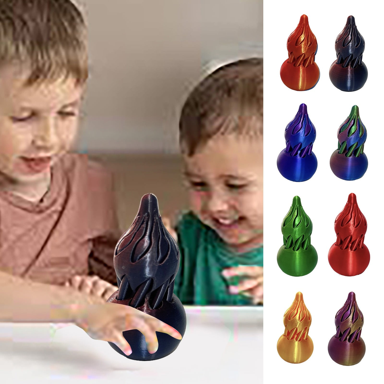 3D Printed Toys, Decompression Toy, Gourd shape Spiral Decompression ...