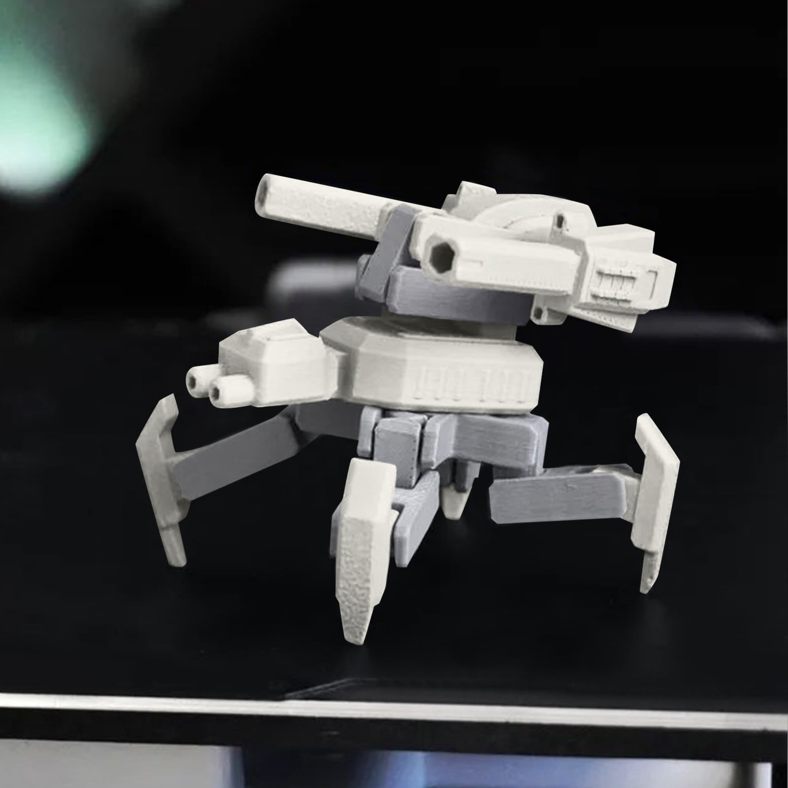 3D Printed Toys, 3D Printed Mechanical Four Legged Tank With Movable ...