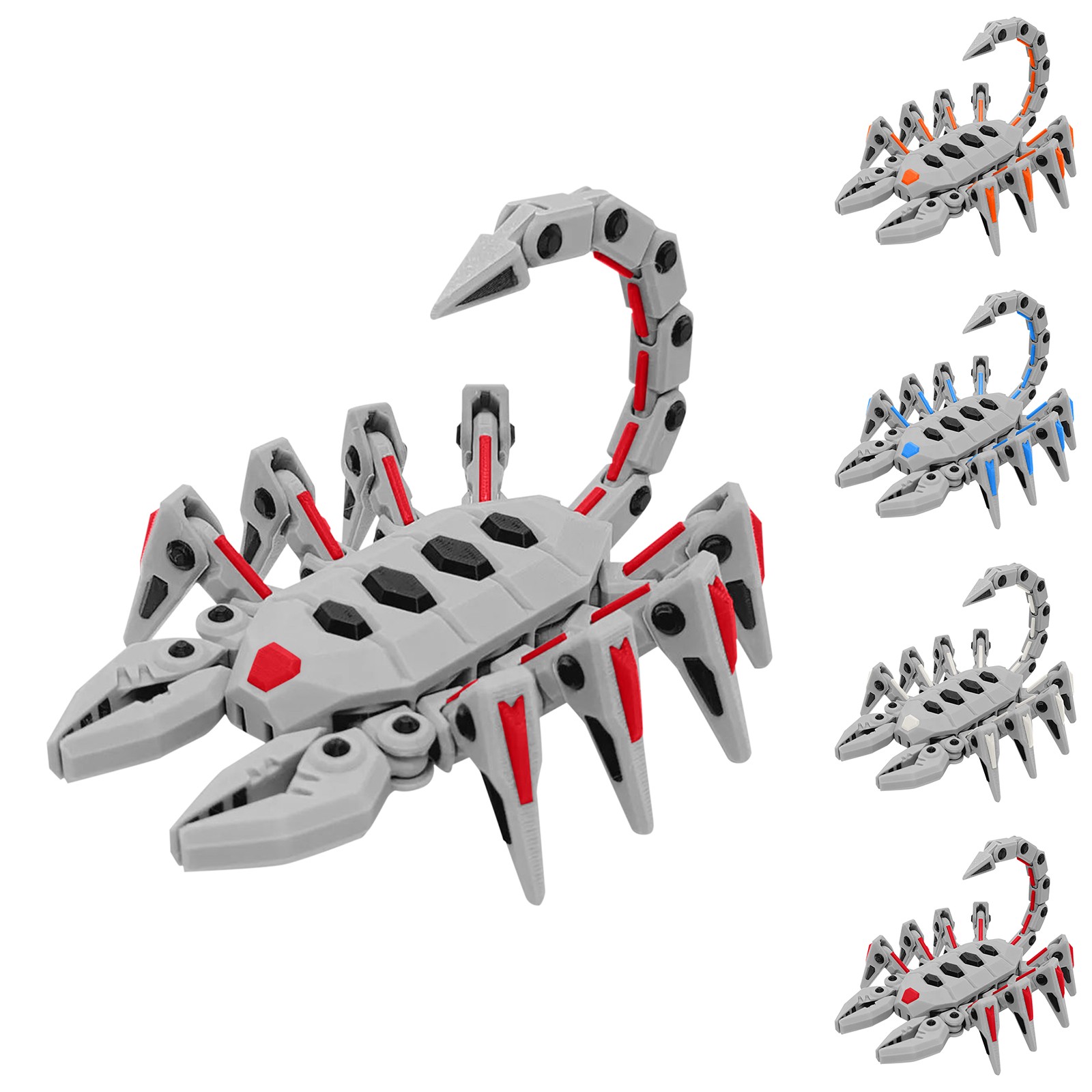 3D Printed Toys, 3D Printed Mechanical Scorpion Movable Technology ...
