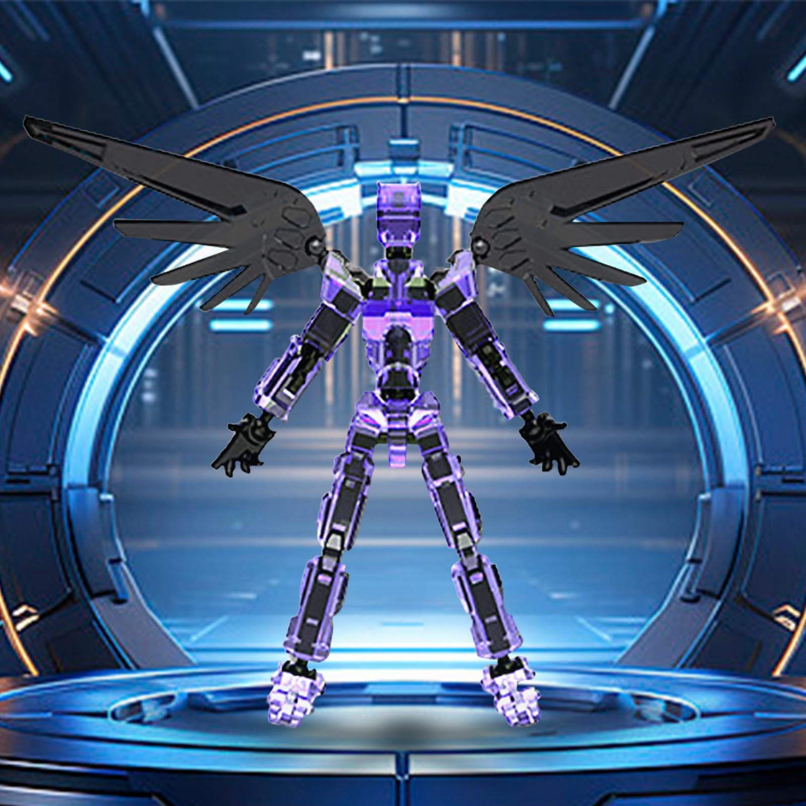 3D Printed Toys,Multi Form Angel Joint Man, Fifth Generation Printed ...