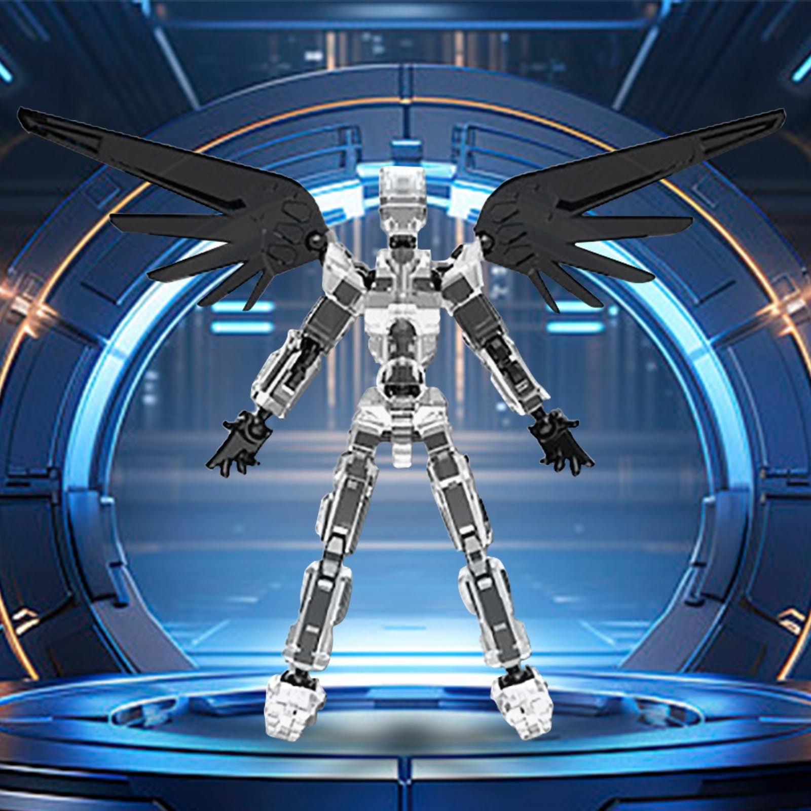 3D Printed Toys,Multi Form Angel Joint Man, Fifth Generation Printed ...