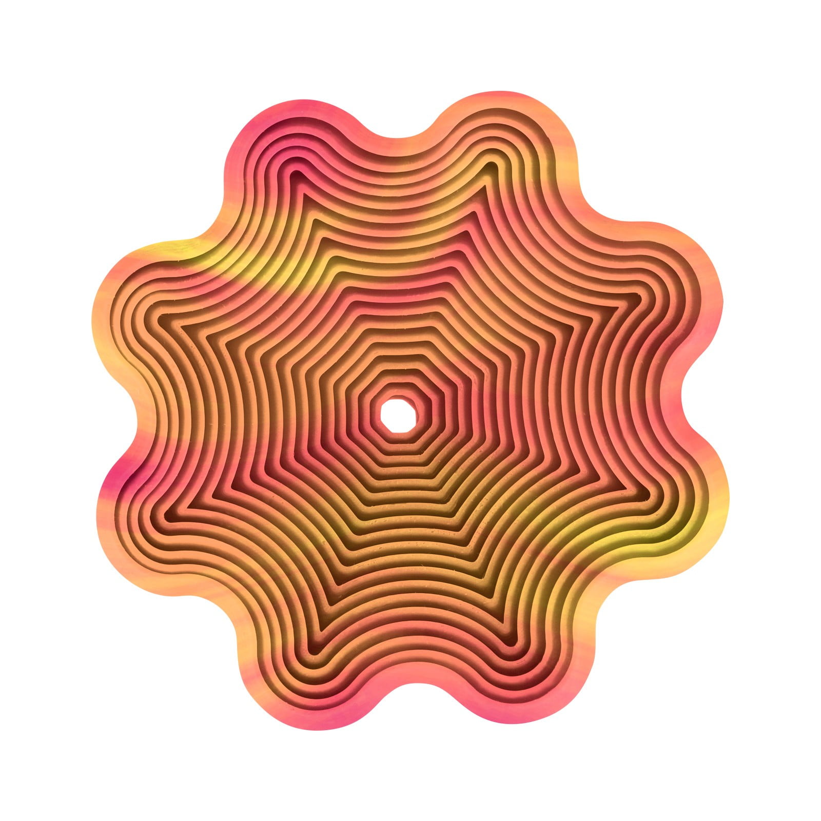 3D Printed Toys Octagon Spiral Stress Relief Toys Positive Thinking ...