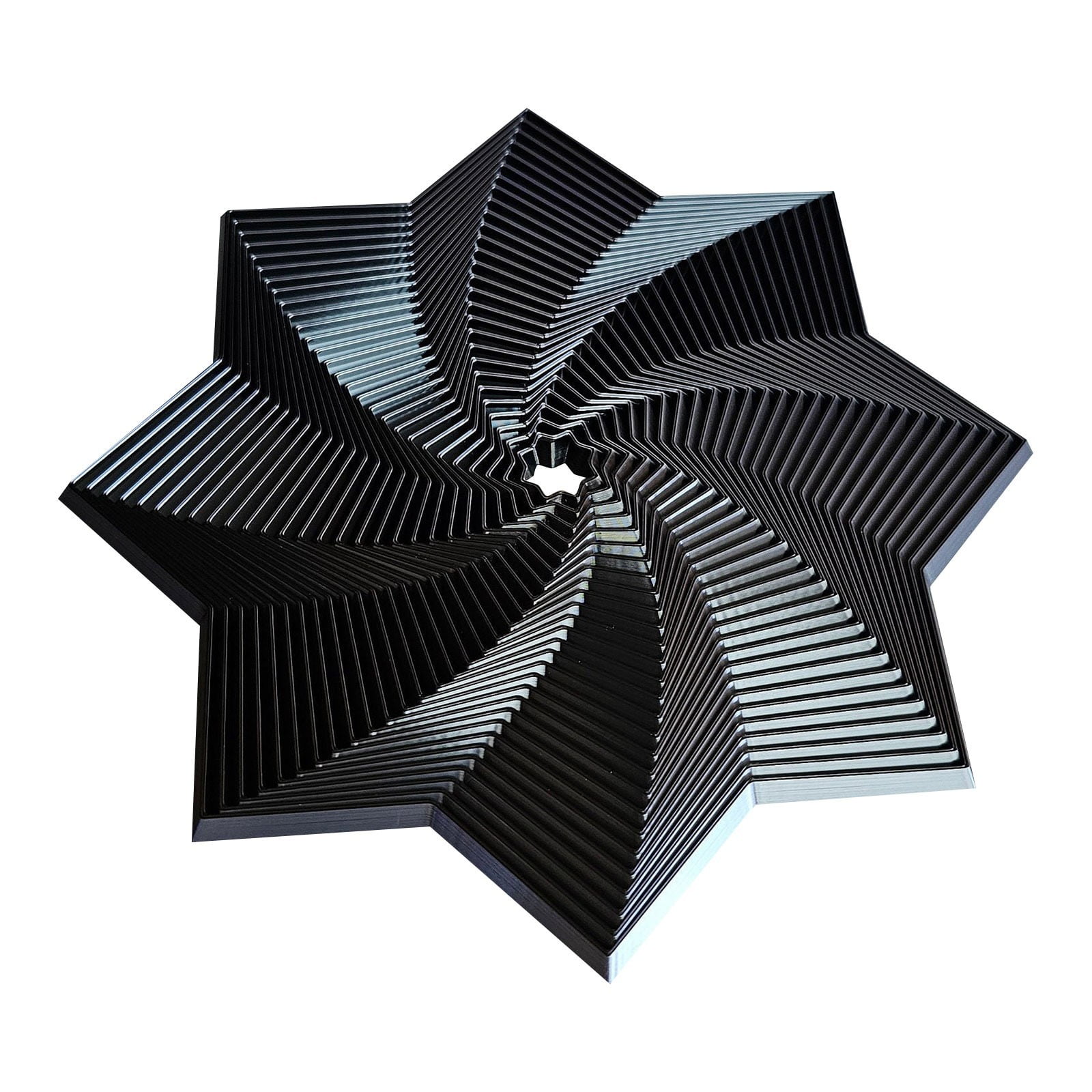 3D Printed Toys Octagon Spiral Stress Relief Toys Positive Thinking ...