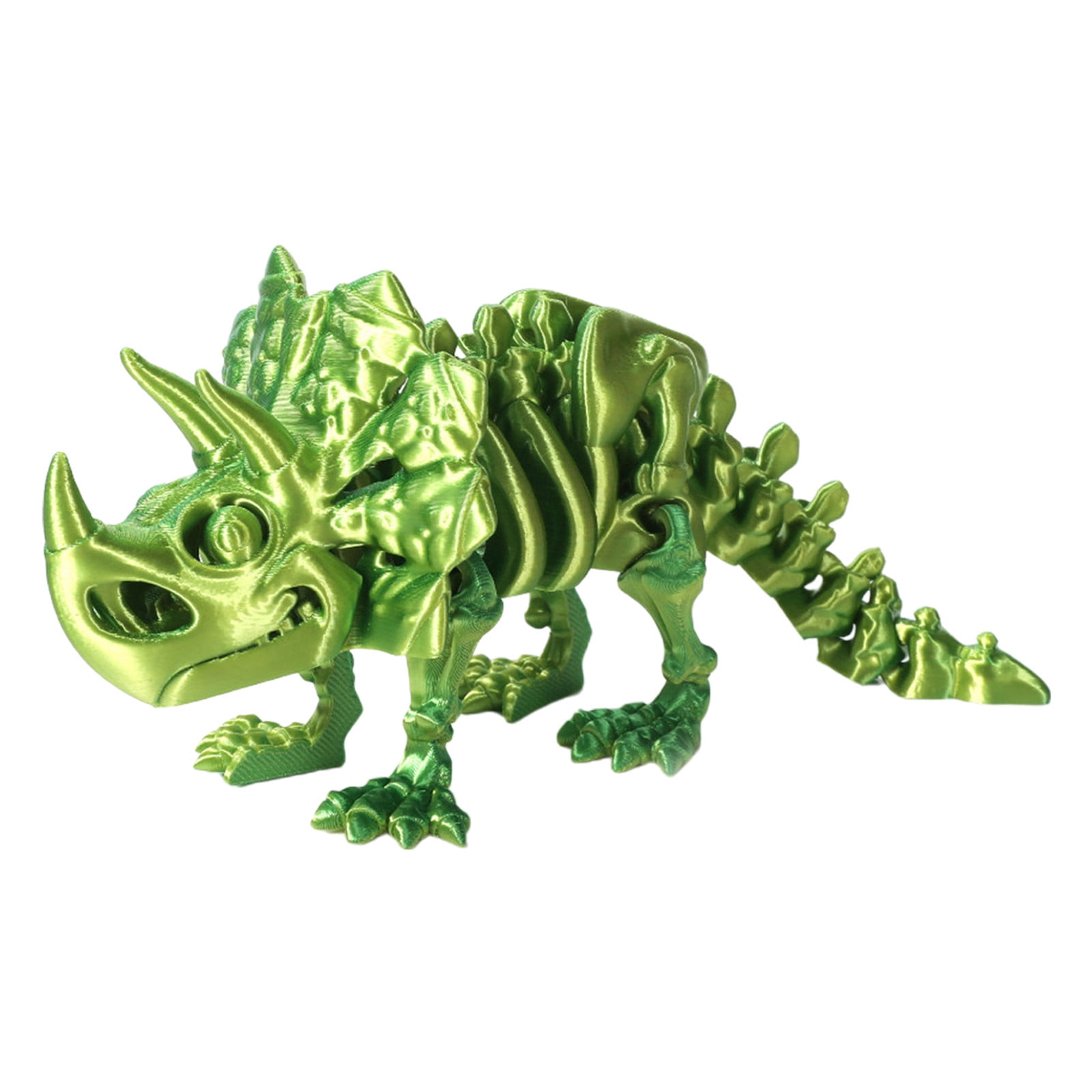3D Printed Triceratops with Articulated Joints for Adult, 3D Printed ...