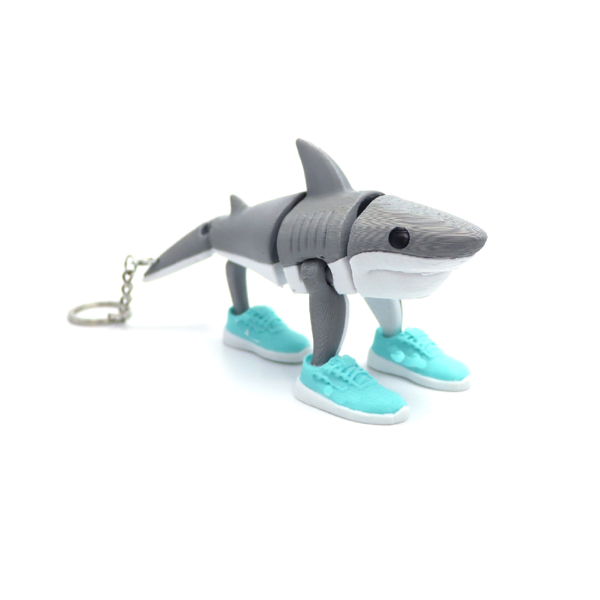 3D Printed Tungtungsahur and Tralalo Shark Figurines Tung Arm Movable ...