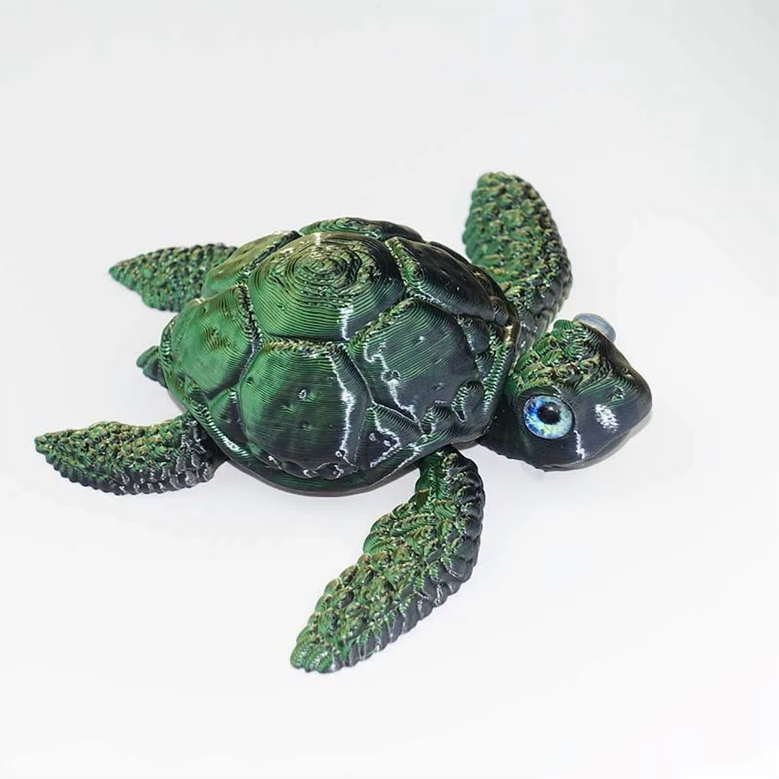 3D Printed Turtle Multi Joint Movable Ornament Versatile Shapes ...