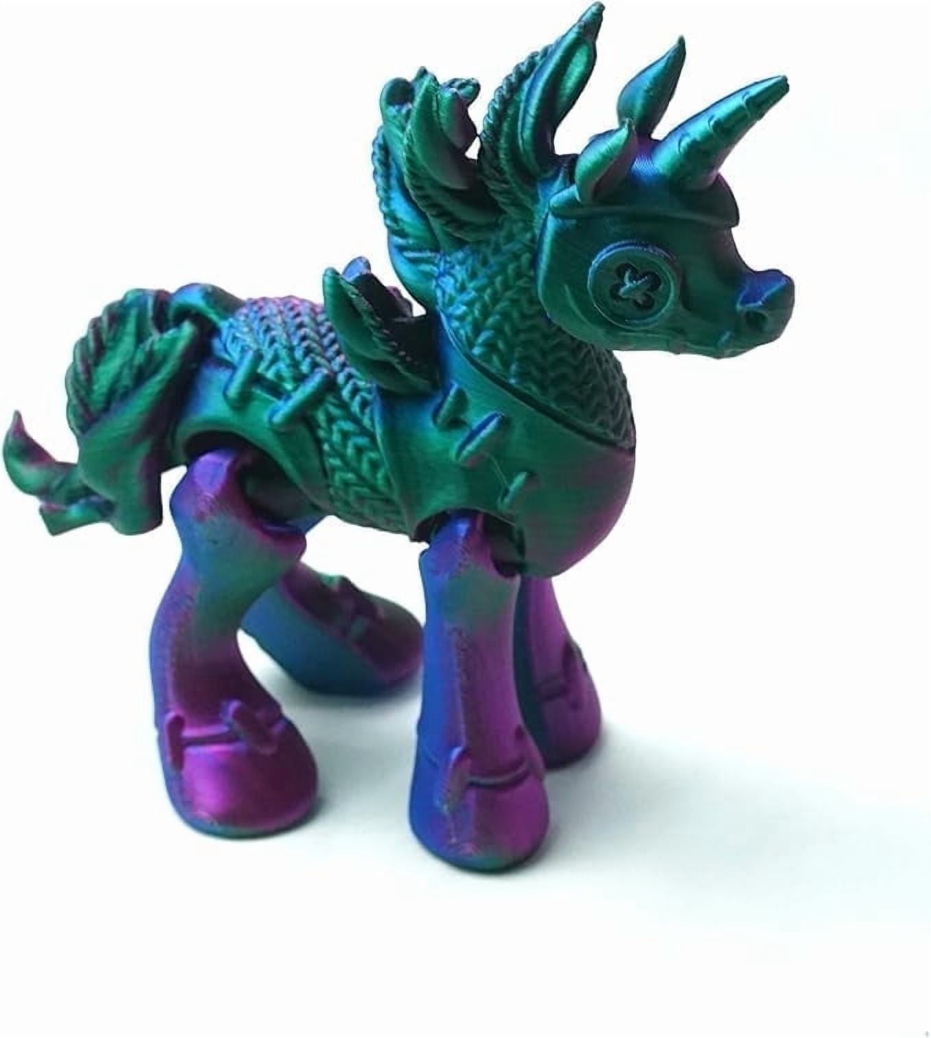 3D Printed Unicorn Toy,Articulated Models,Flexible Joint Animal ...