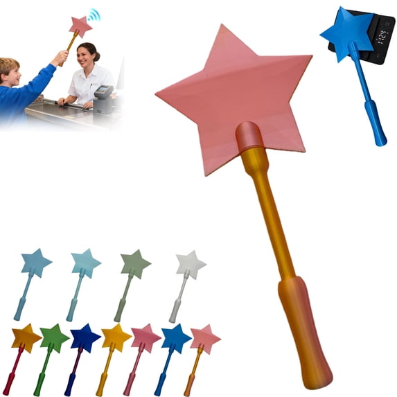 3D Printed Wand Tap to Pay Star Magic Taps to Pays Wands Credit Card ...