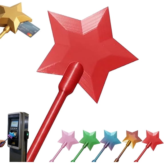 3D Printed Wand Tap to Pay, Magic Star Credit Card Wand, 3D Printed Tap ...