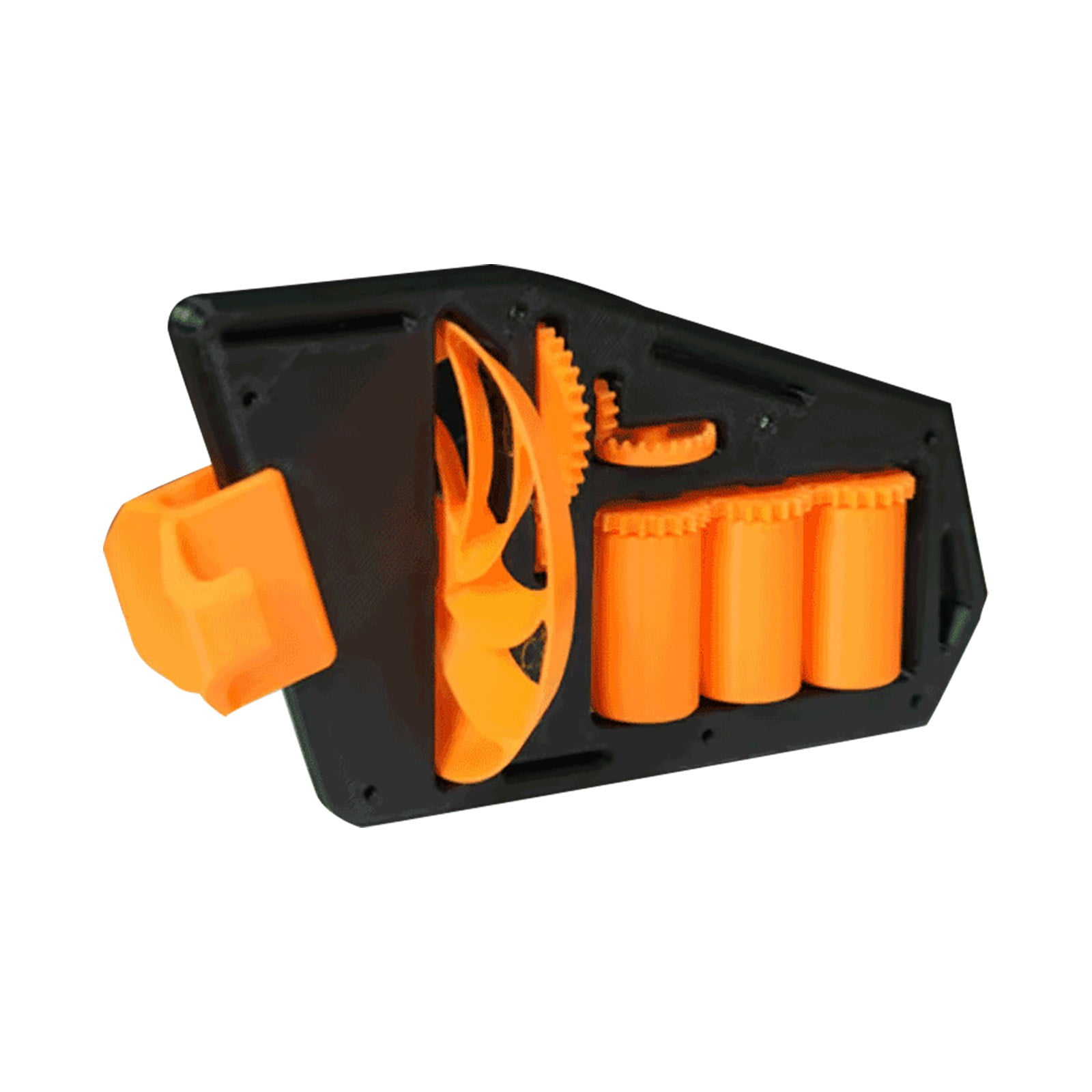 3D Printed Wind-Powered Rotating Bike Number Plate - Personalized ...