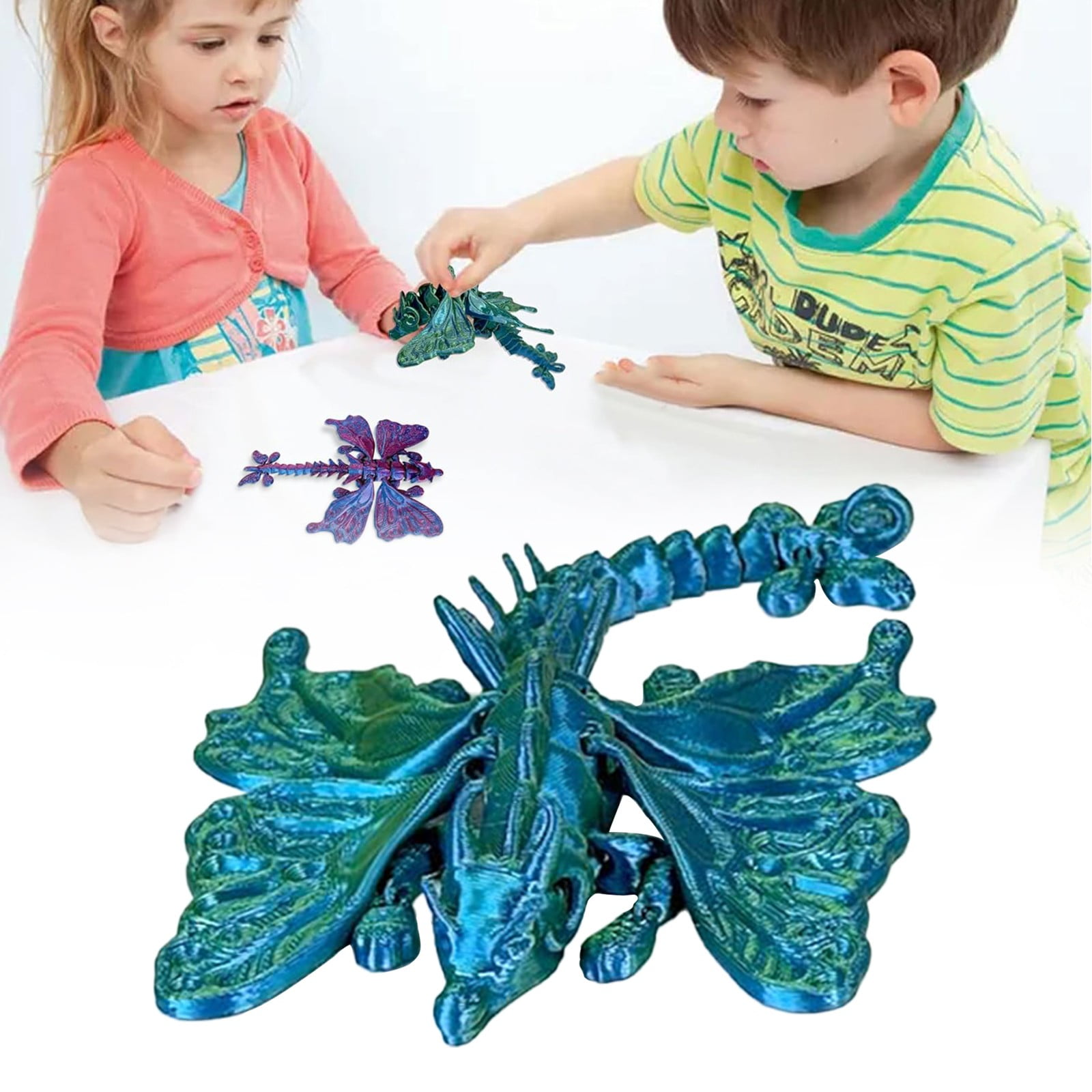 3D Printed With Butterfly Colorfully Articulated 3D Birthday Gift ...