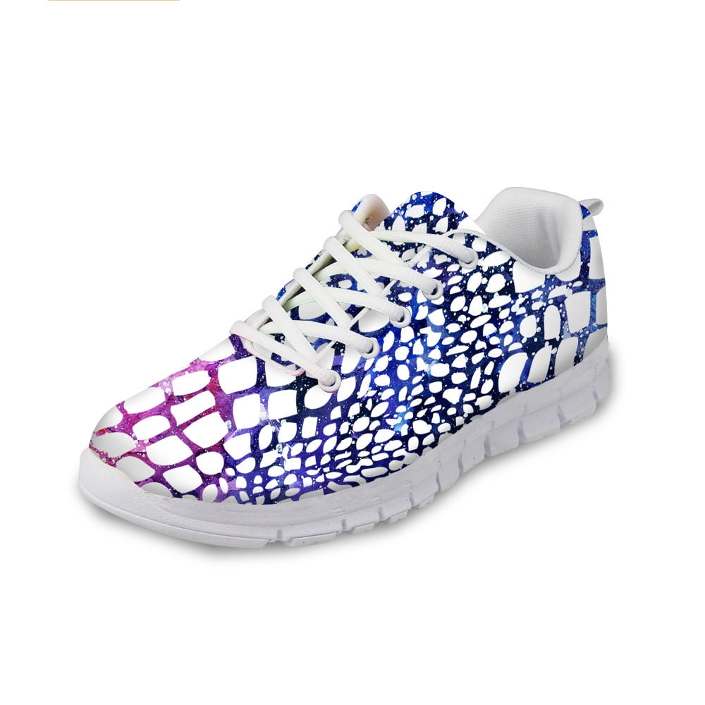 3D Printed Women Air Mesh Sneakers Customized Puzzle Pattern Trendy ...