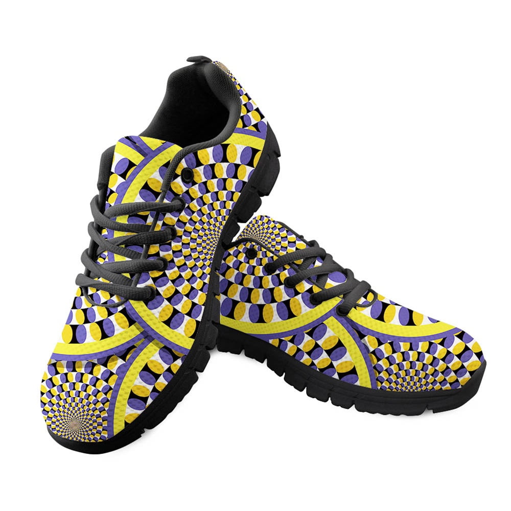 3D Printed Women Flats Sneakers Trendy Three-dimension Designs Ladies ...