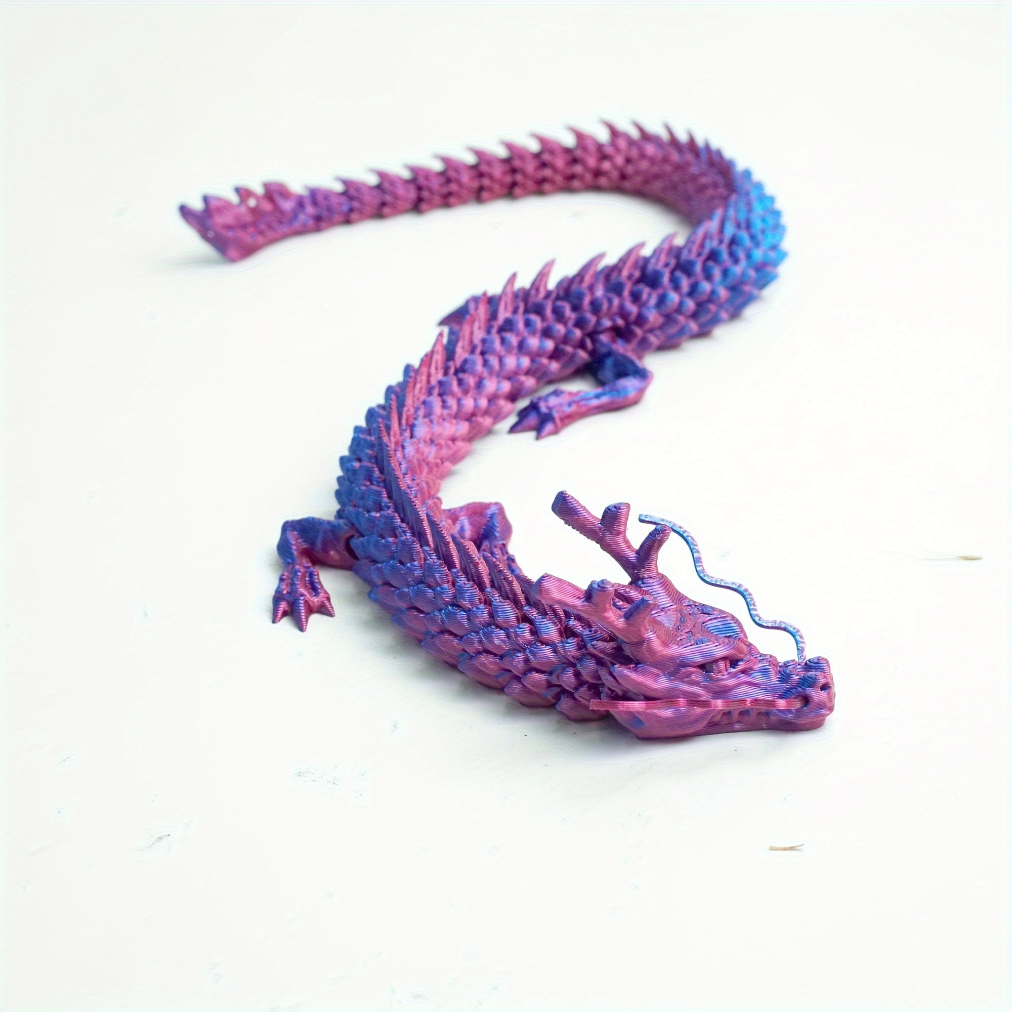 3D Printed dragon,Articulated Models,Flexible Joint Animal Figurines ...