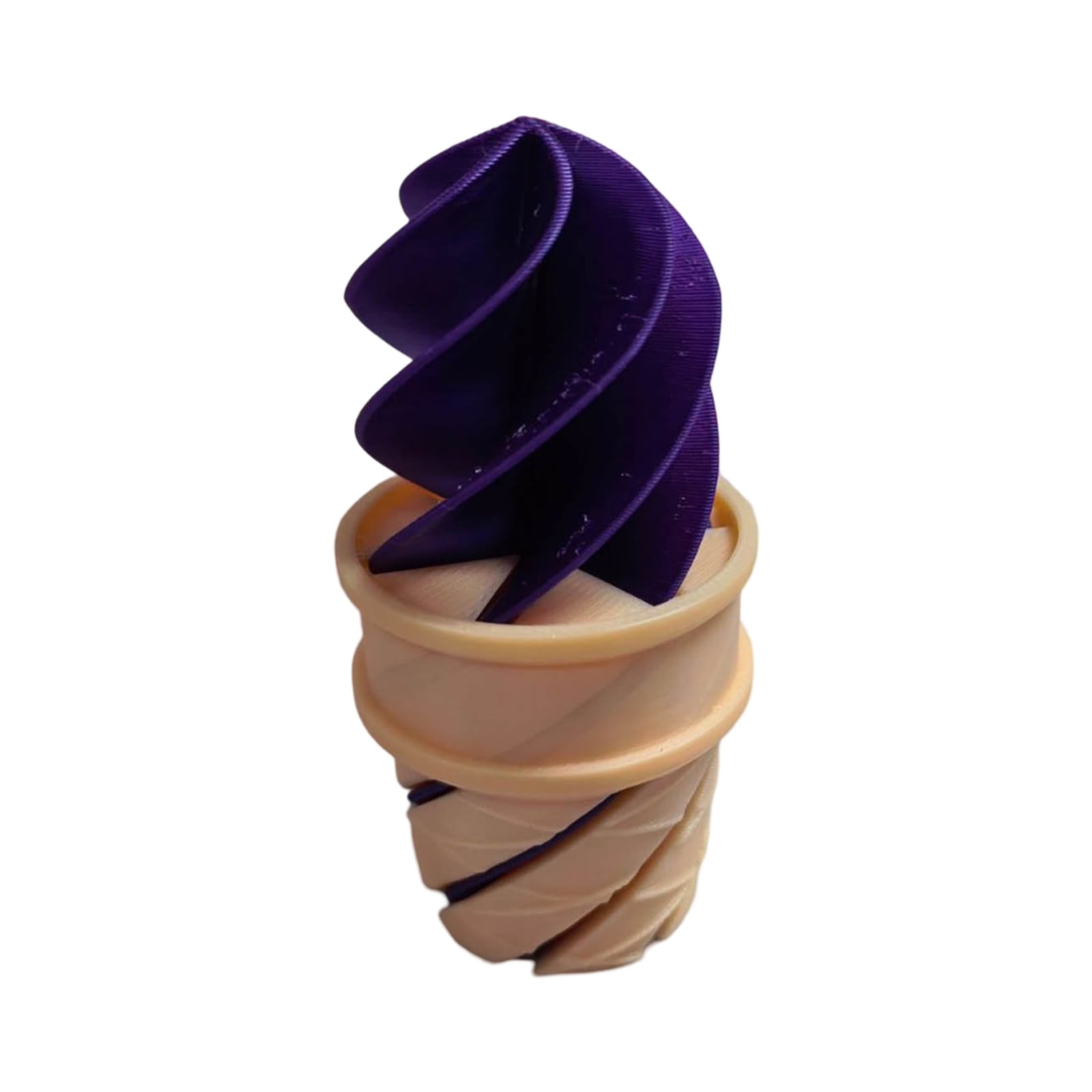 3D Printed ice Cream Spiral Cone, Impossible Shuttle Vortex, 2 ...