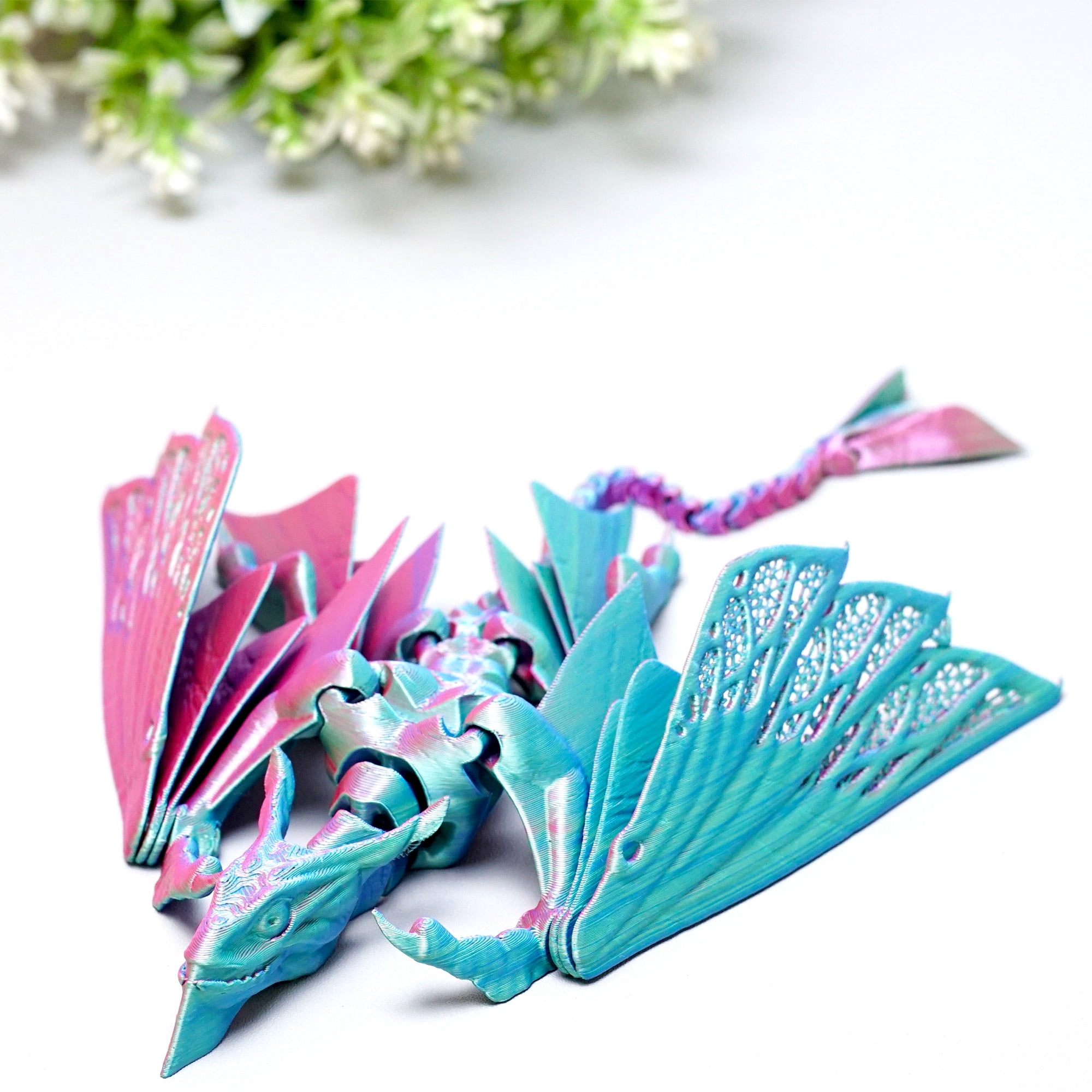 3D Printed pterosaur,Flexible Joint Animal lacertid Figurines,Realistic ...