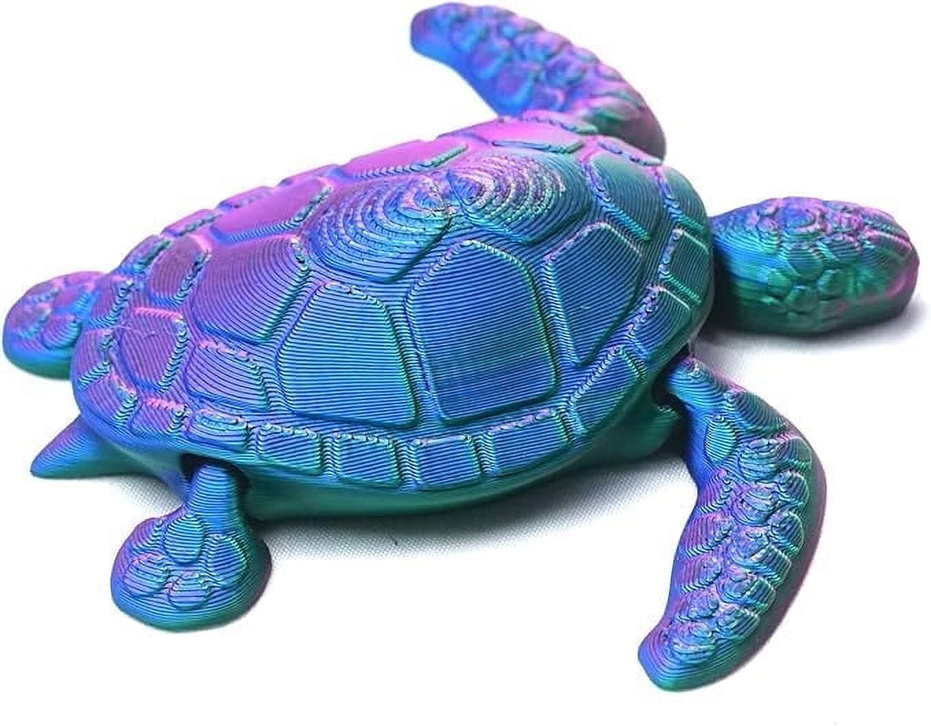3D Printed sea Turtle Model,Tortoise Statue,Joint Mobility,Home Office ...