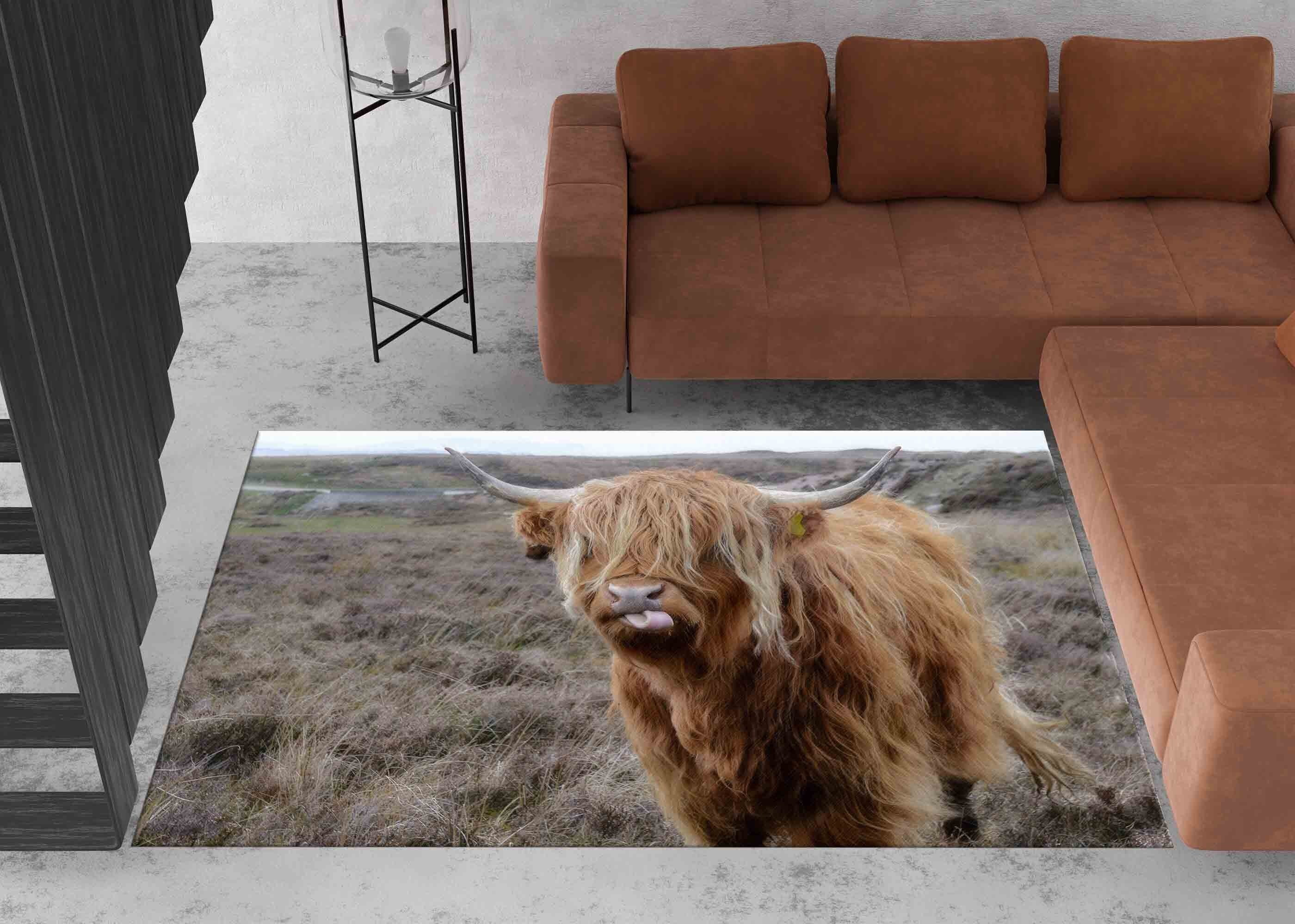 3D Printeds Rug, Bridesmaid Gift Rugs, Wild Cattle Rugs, Salon Rug ...