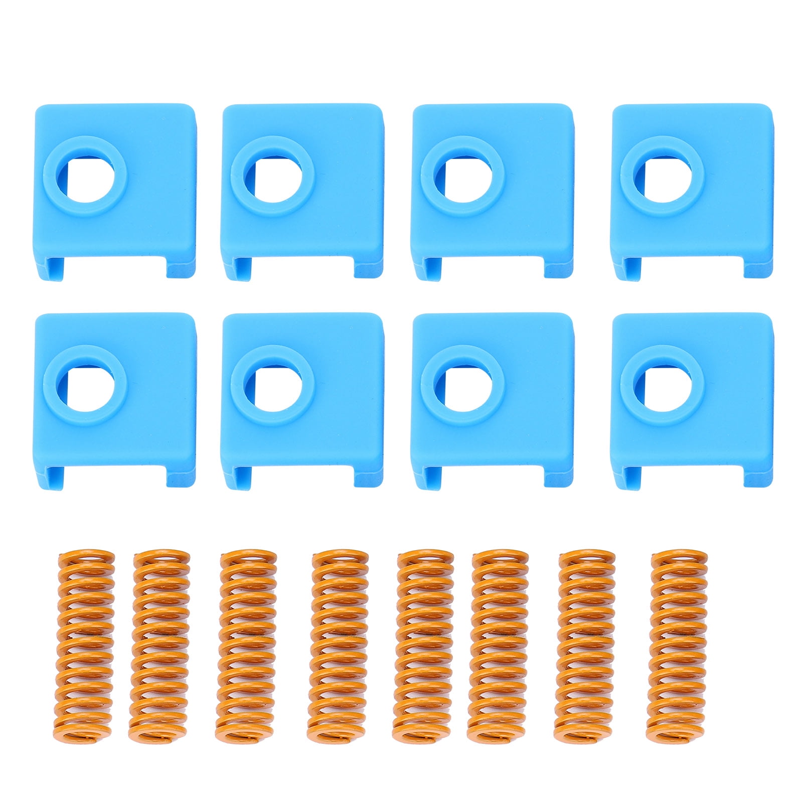 3D Printer Accessories 8Pcs 25mm Yellow Hot Bed Spring 8Pcs Silicone ...