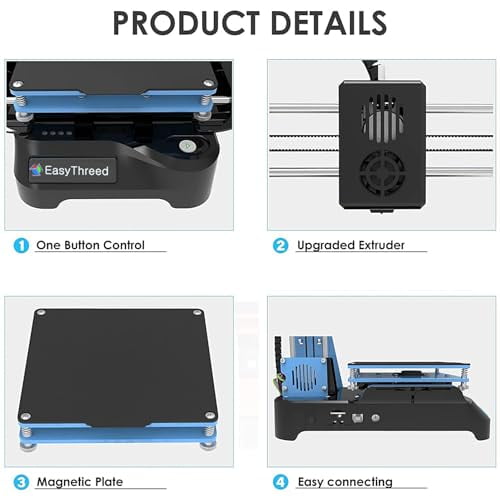 3D Printer for Beginner,Printing Machine for Kids Mini Desktop ...
