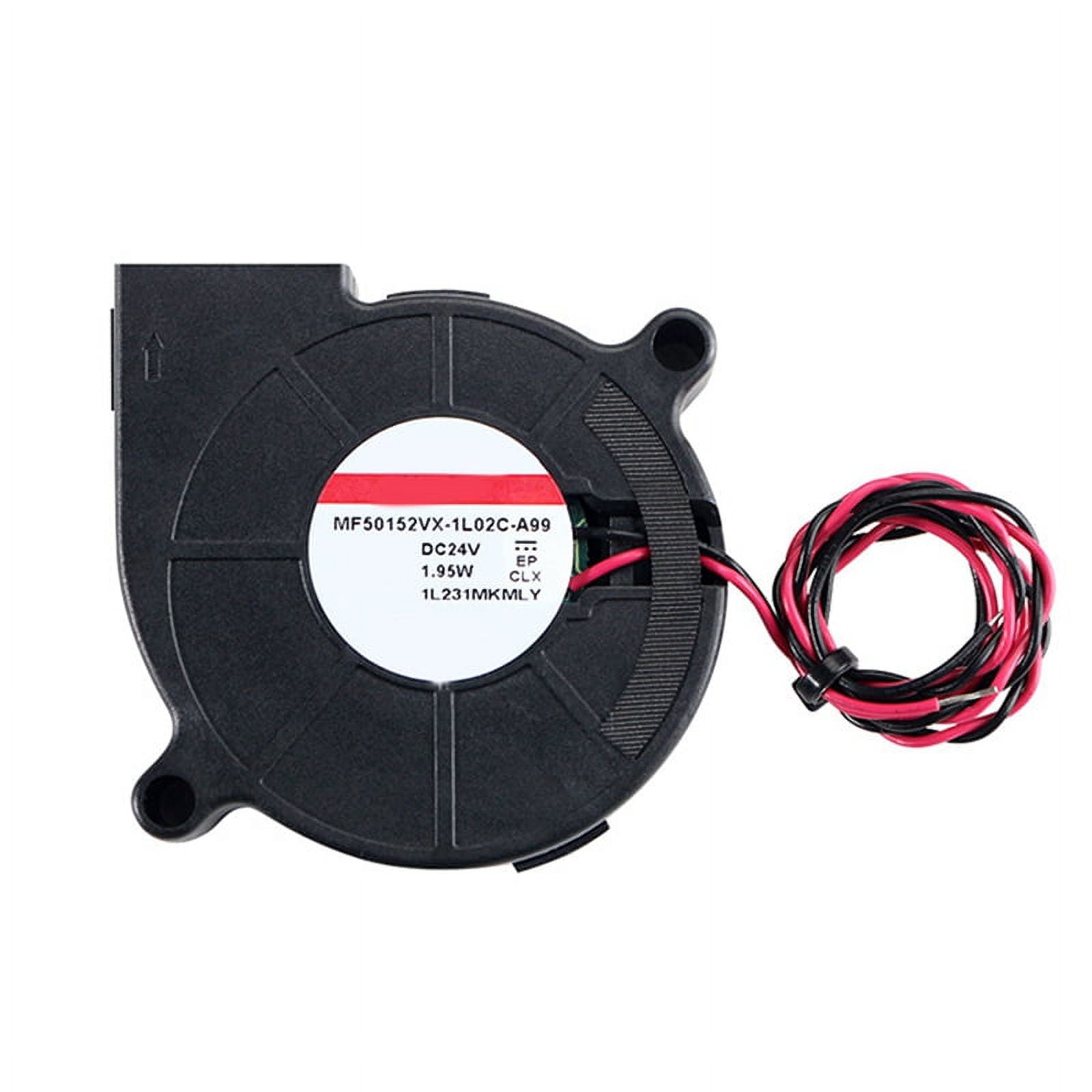 3D Printer Blower Fan 5015 24V 0.41A Double Bearing Fan Centrifugal DC ...