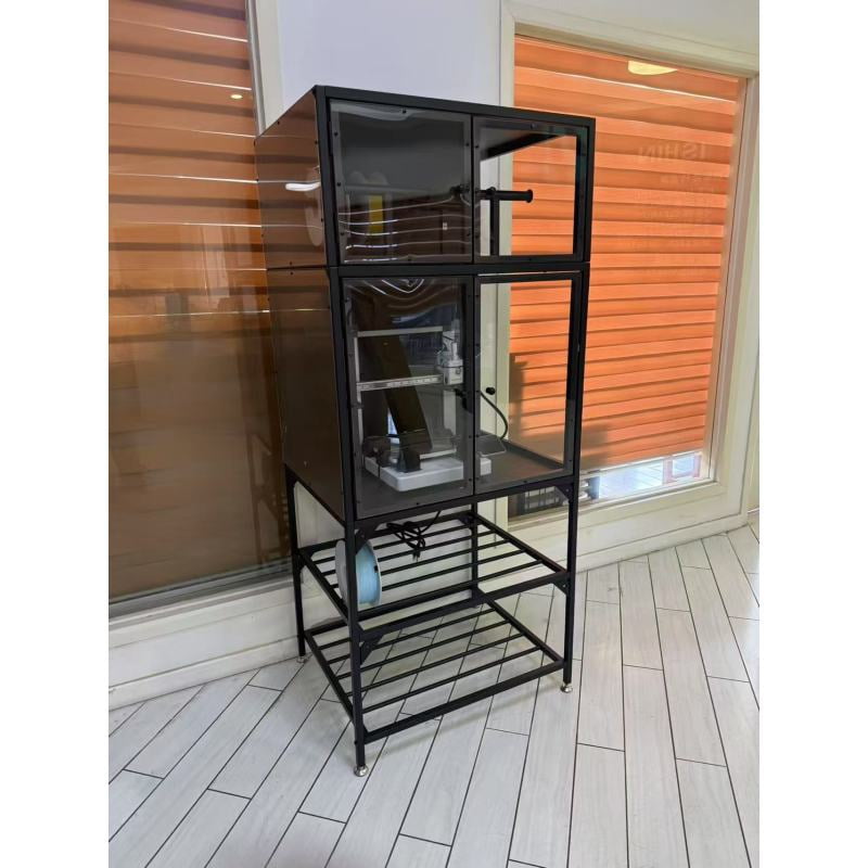 3D Printer Cabinet with Double Layer 3D Printer Filament Storage Rack ...