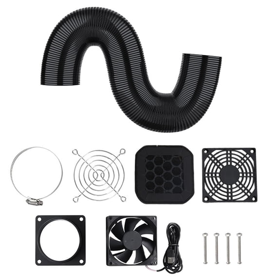 3D Printer Enclosure Ventilation Fan Set With USB5V1A Fan 4000RPM For ...