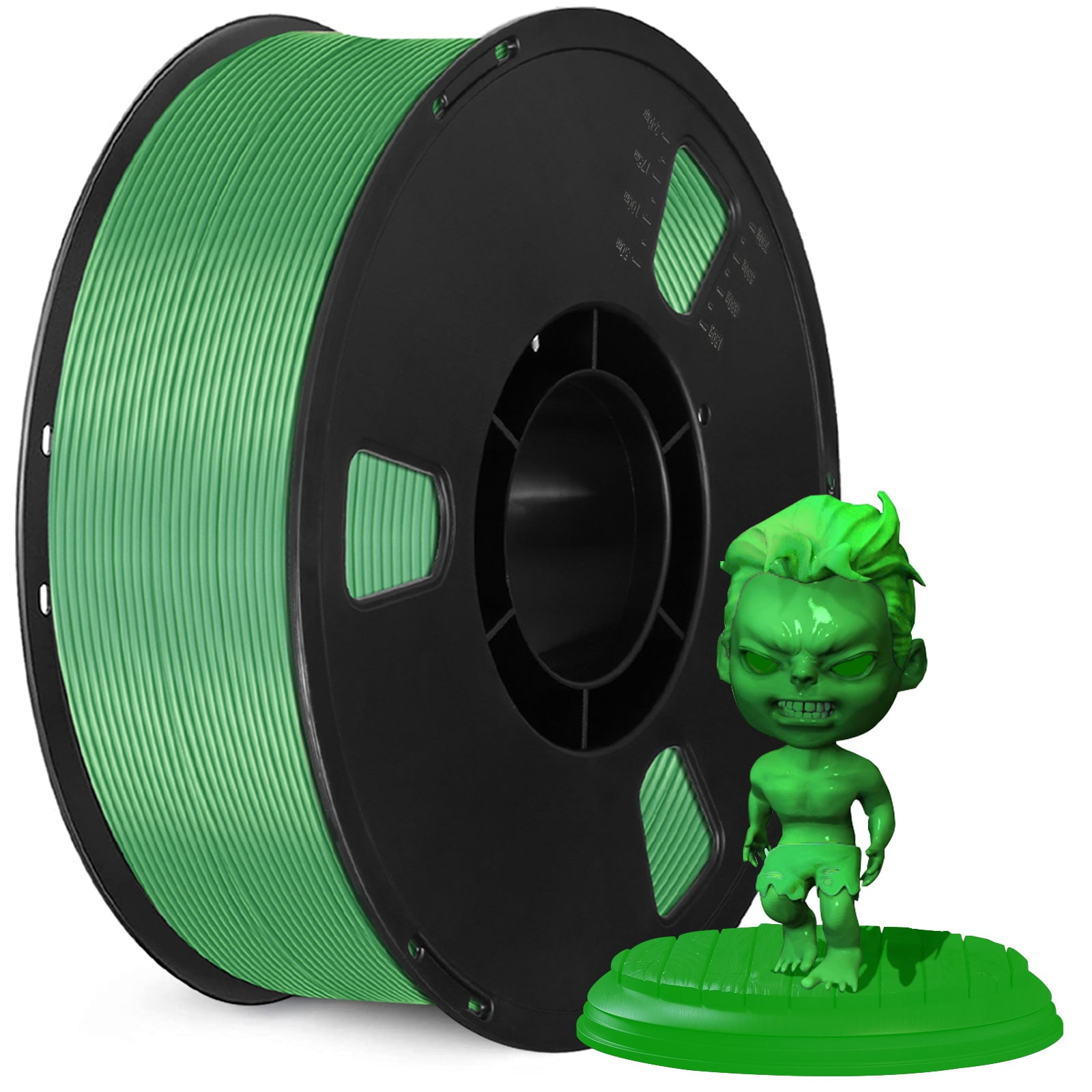 3D Printer Filament 1.75 mm 2.4lb Smooth Silk Texture Spool, 3D ...