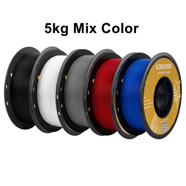 3D Printer Filament 1.75mm 5KG 10KG Mix Color 3D Printing Material 1kg ...
