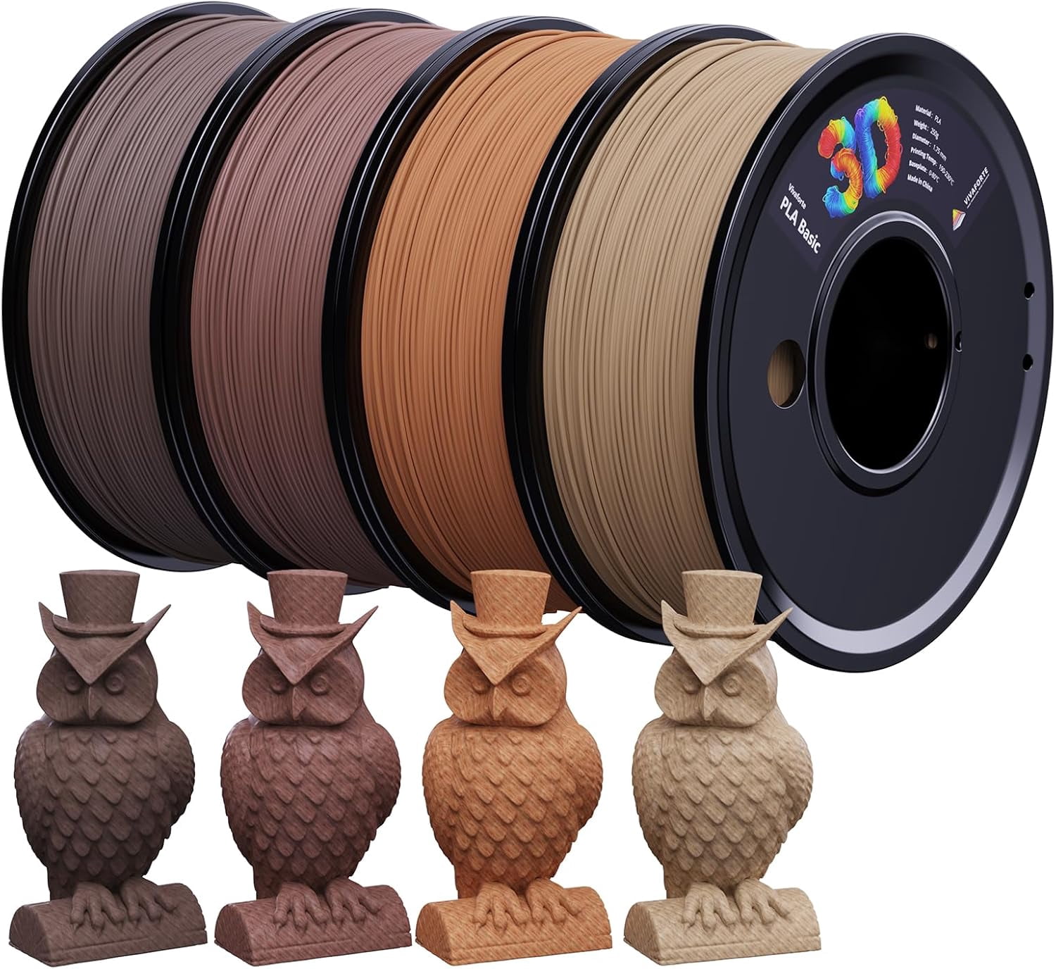 3D Printer Filament Bundle,Wood PLA Filament Bundle,Wood Filament PLA ...