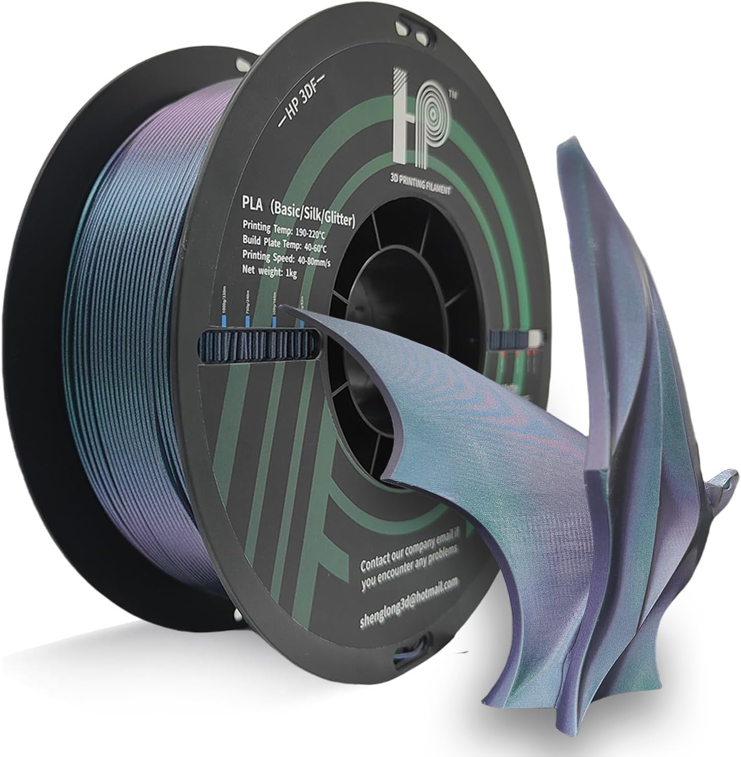 3D Printer Filament, Color Changeable PLA Filament 1.75mm, Changes ...