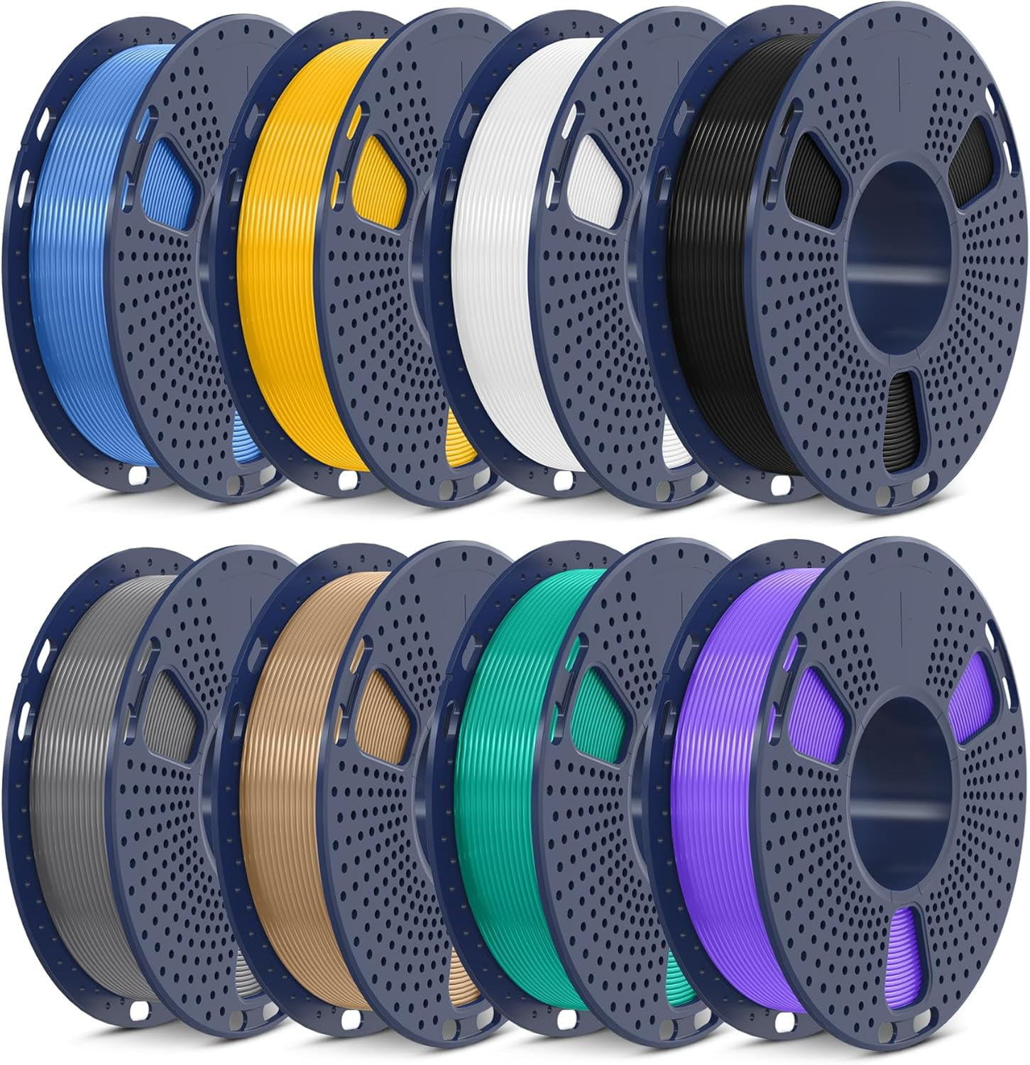 3D Printer Filament, Neatly Wound 250G Spool PLA Filament Bundle, 1 ...