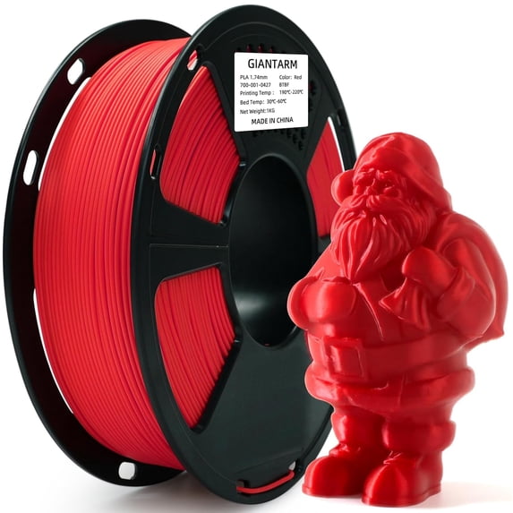 3D Printer Filament, Red Pla Filament, 1Kg(2.2lbs) Spool, 1.75mm ...