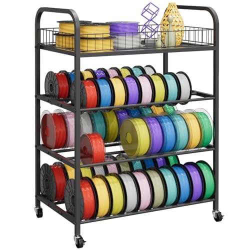 3D Printer Filament Storage , 4 Tier Filament Spool Holder, Metal ...