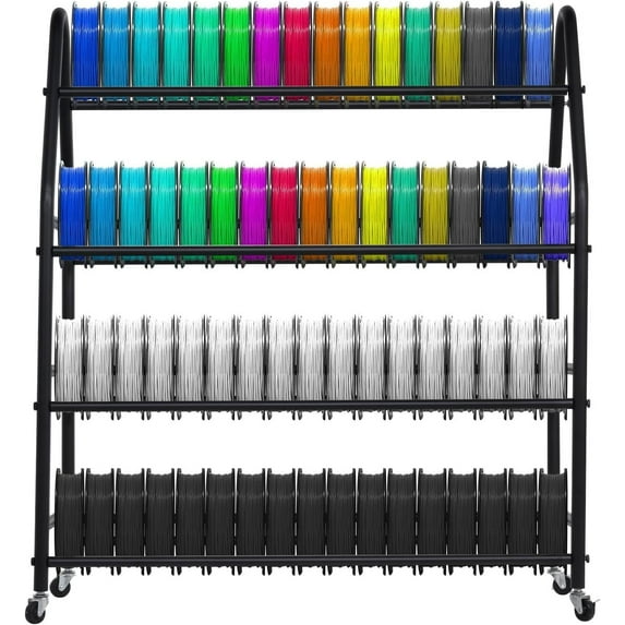 3D Printer Filament Storage Rack | 90pack Capacity, Filament Spool ...