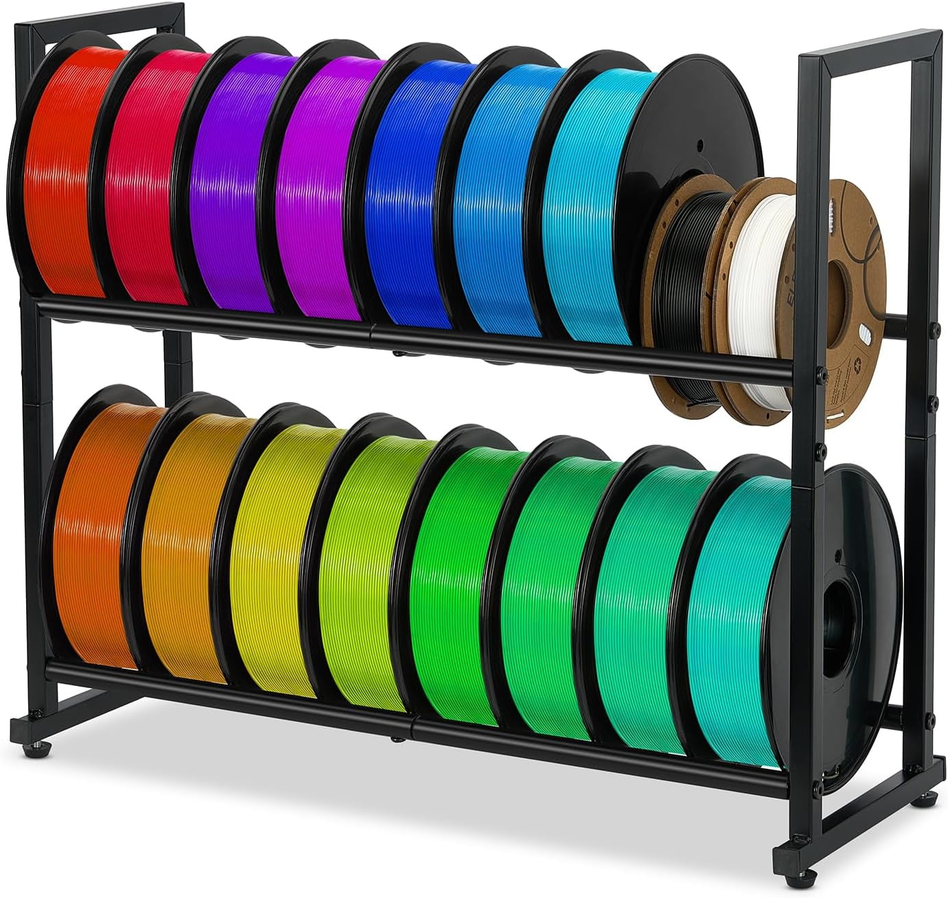 3D Printer Filament Storage Rack - Tabletop Heavy Duty Filament Spool ...