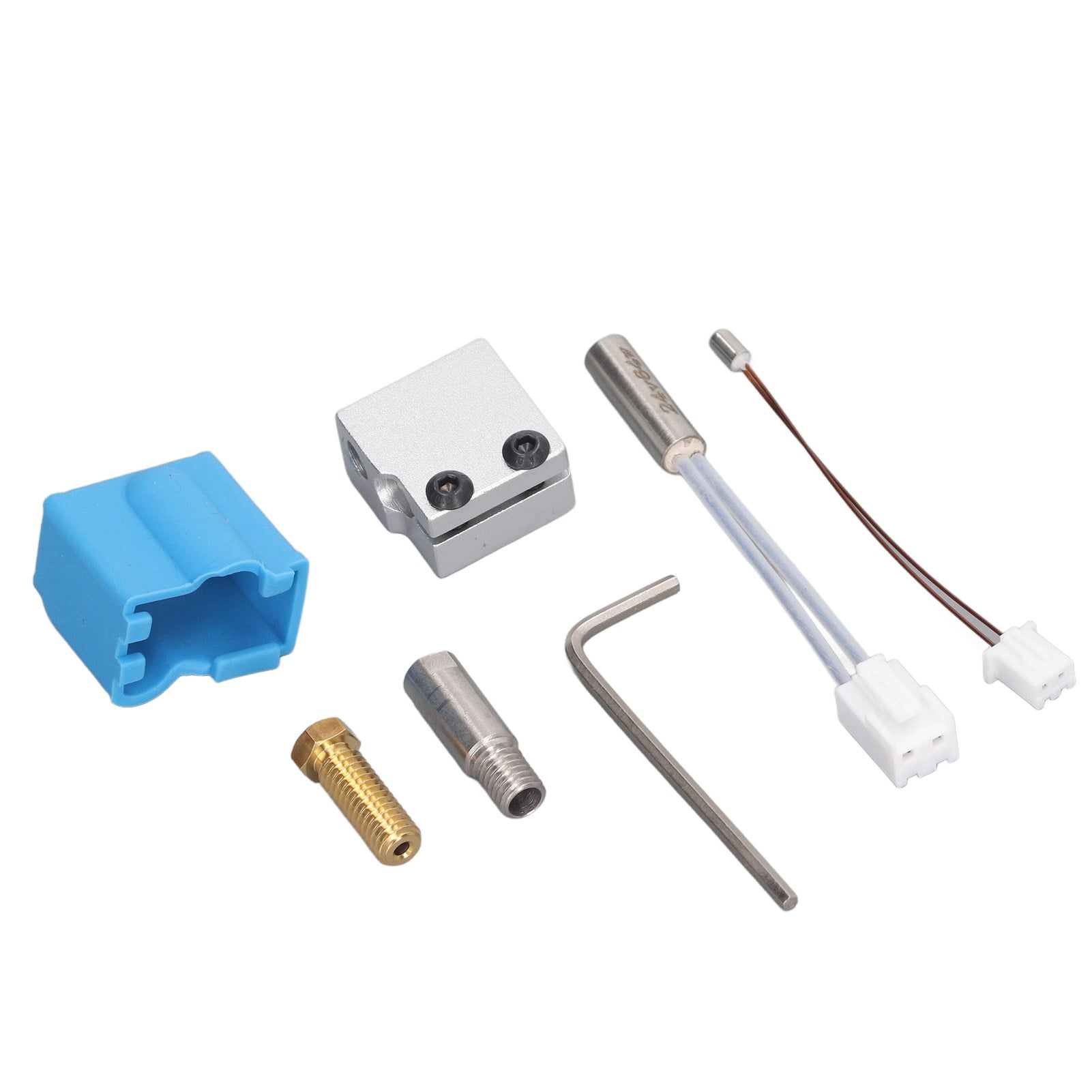 3D Printer Hot End Nozzle Kit Extruder 24V Heating Pipe Thermistor ...