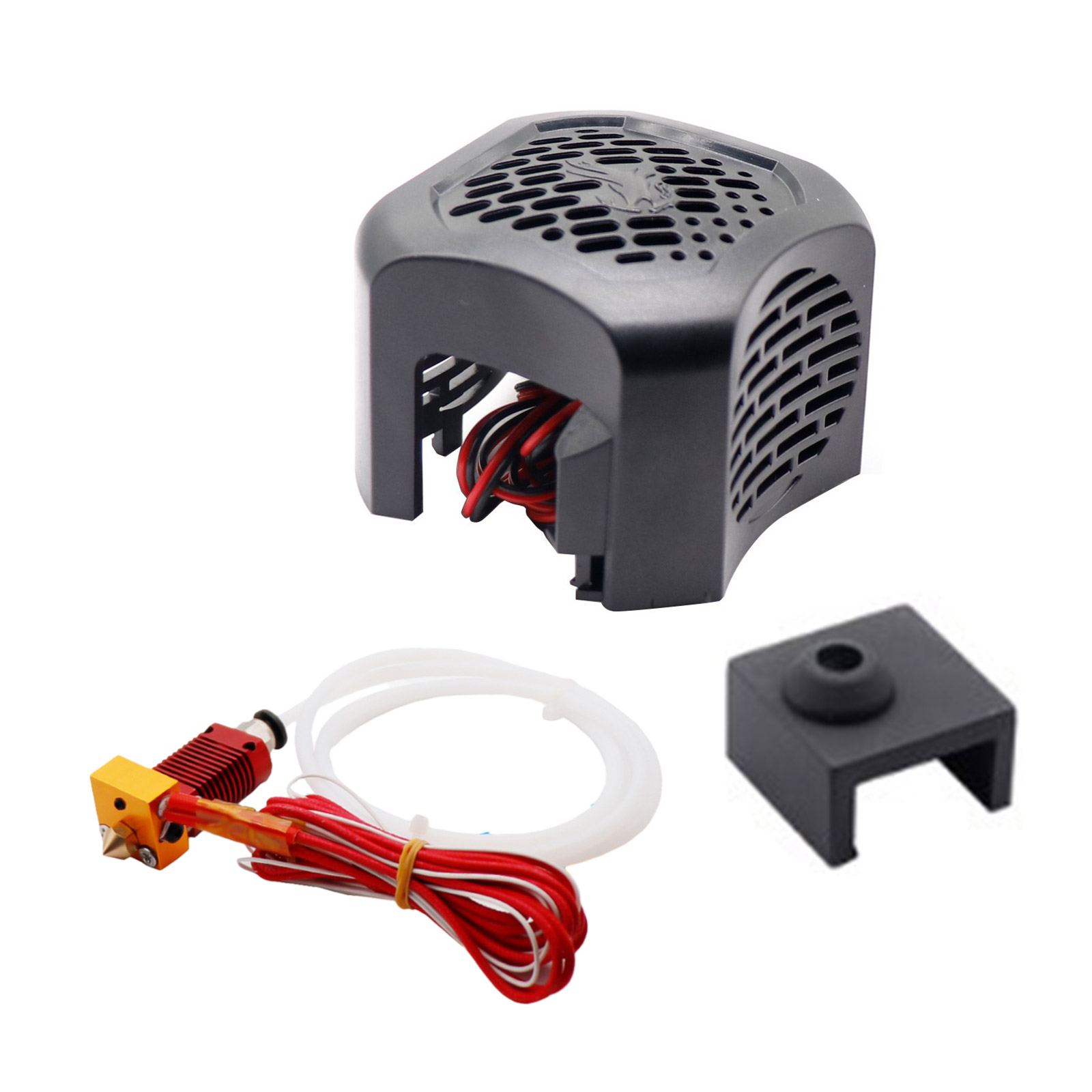 3D Printer Hotend Kit Extruder Aluminum Heating Block Heatblock and ...