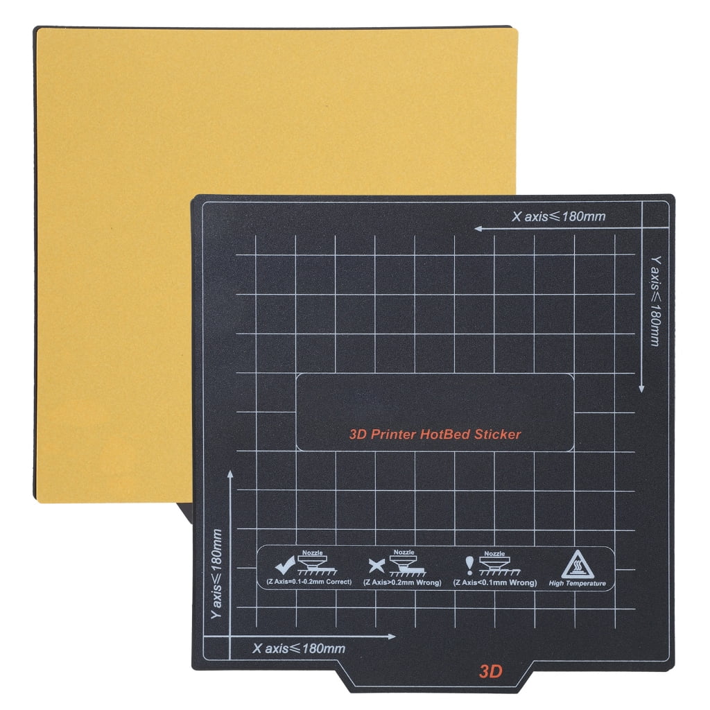 3D Printer Magnetic Base Print Bed Tape 180/ 235 /310mm Square Heatbed ...