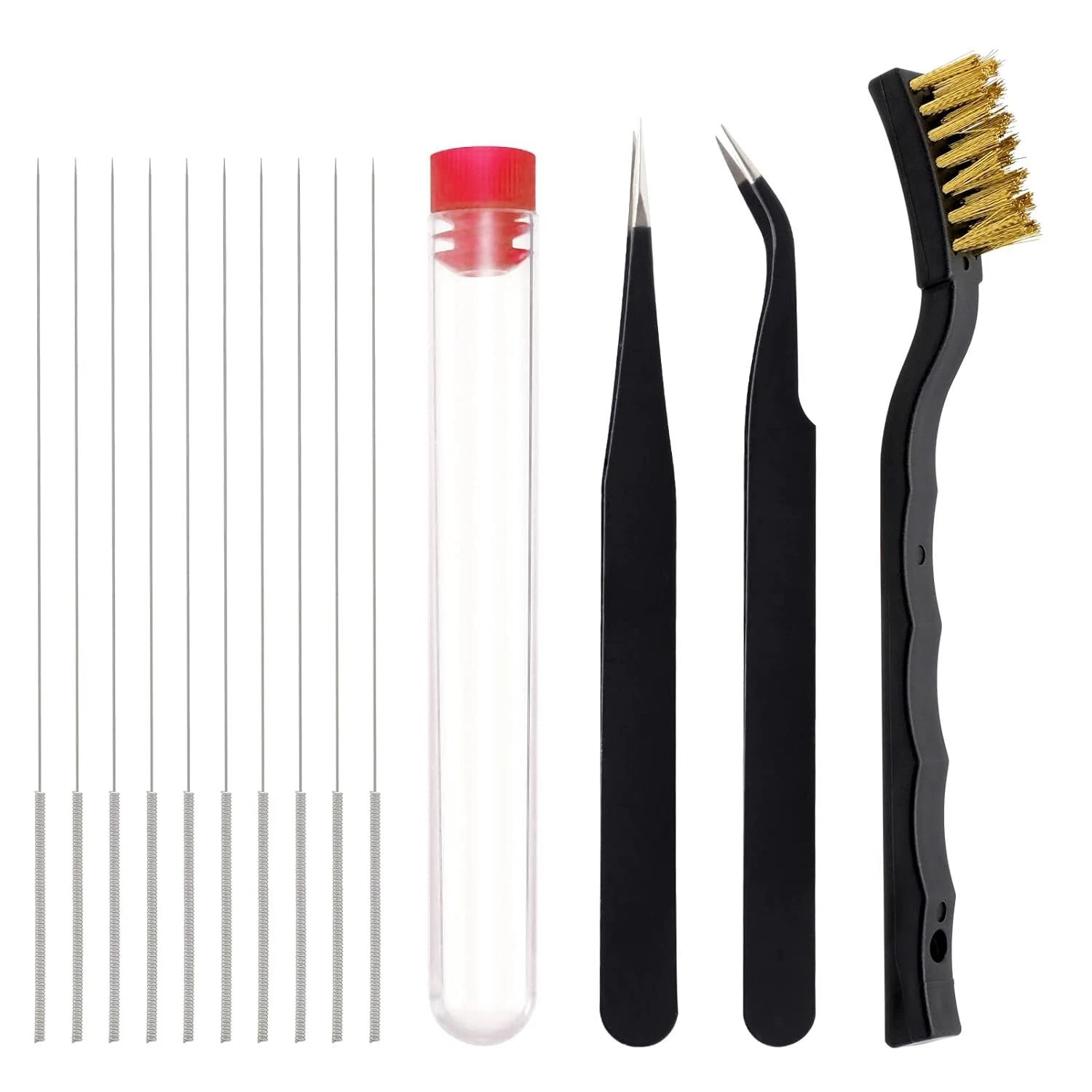 3D Printer Nozzle Cleaning Kit – 13Pc Tools W/ 0.4Mm Needles, Tweezers ...