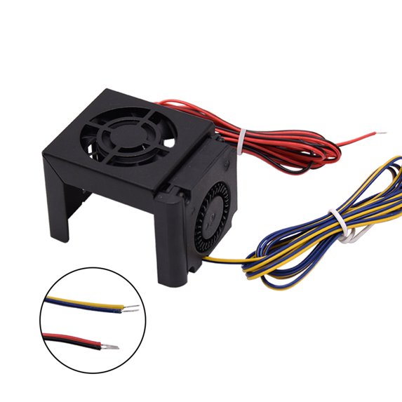 3D Printer Part Cooling Fan Cover Kit 12V 24V for CR10 Ender-3 Extruder ...