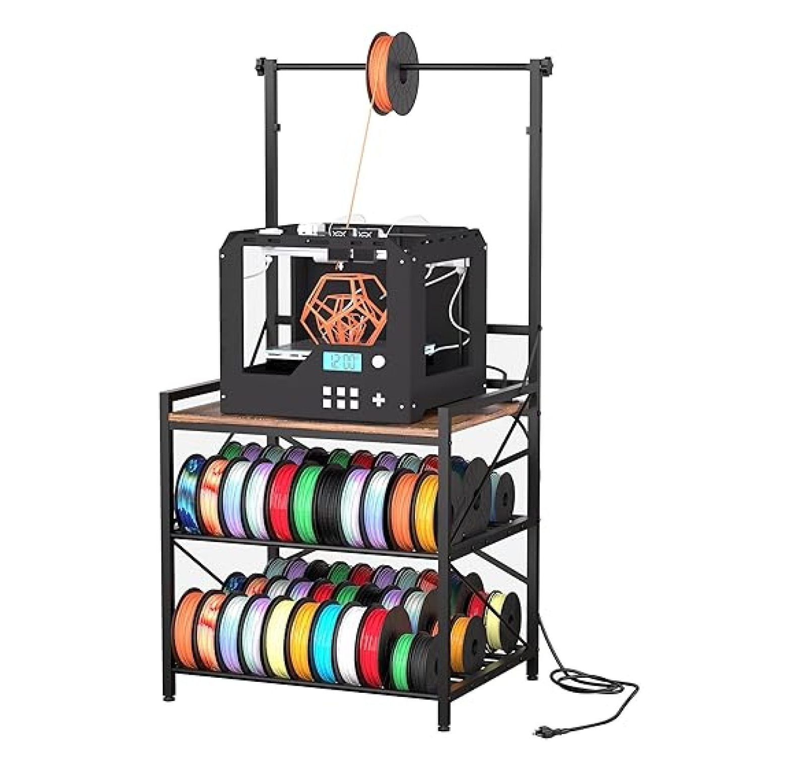 3D Printer Rack Filaments Storage, Spools Holder Racks with Sturdy ...