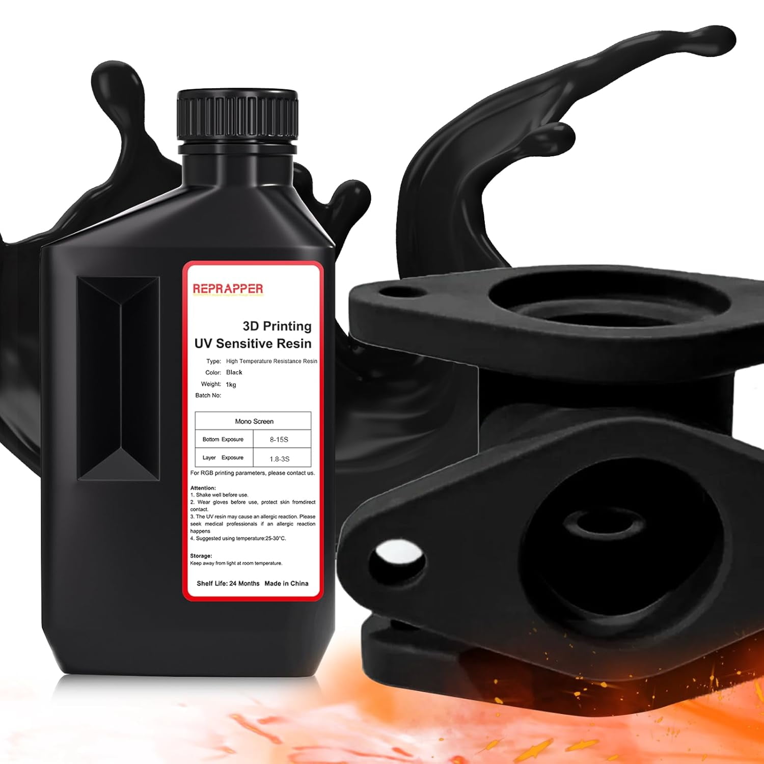 3D Printer Resin with High-Temp Resistance, Up To 220C for Engineering ...